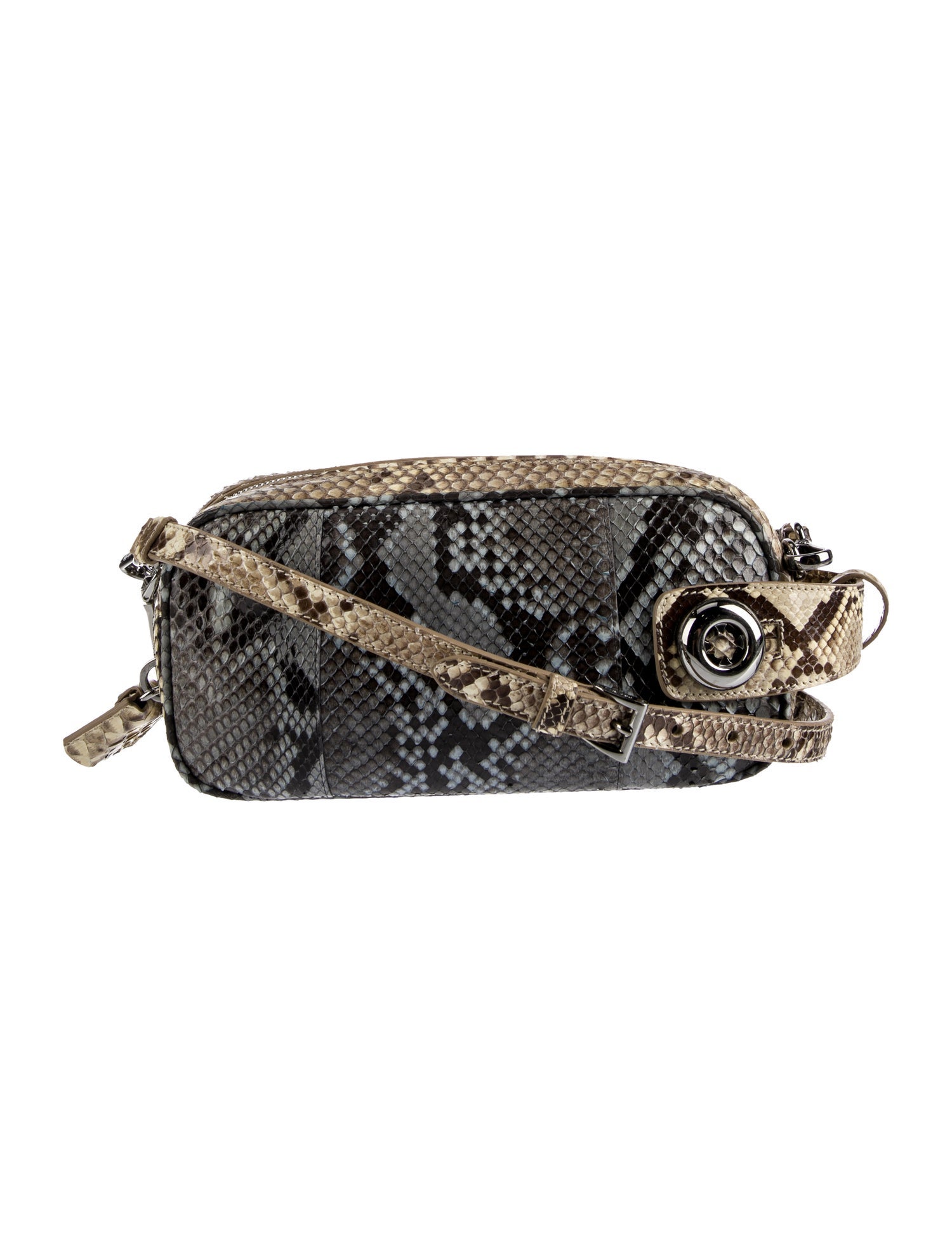 Prada Python Crossbody Bag - Blue Crossbody Bags, Handbags - PRA955893 ...