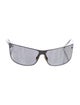 Prada Shield Tinted Sunglasses - Silver Sunglasses, Accessories ...