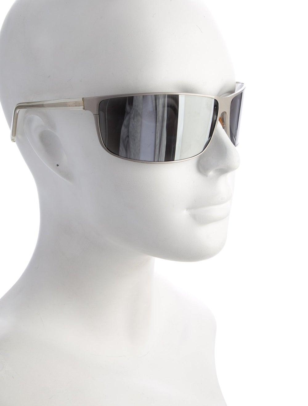 Prada Shield Tinted Sunglasses - Silver Sunglasses, Accessories ...