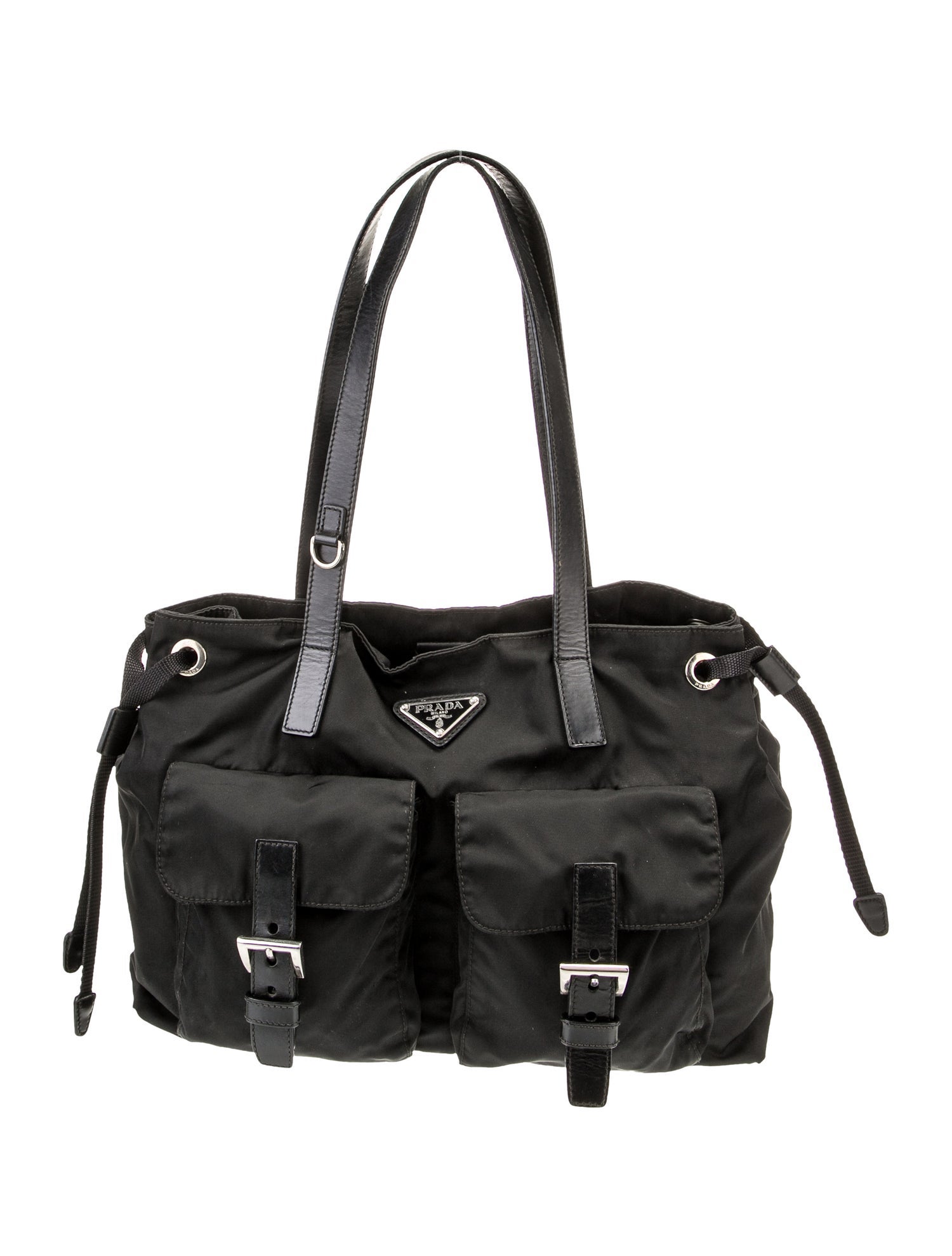 Prada Tessuto Tessuto Nylon - Black Shoulder Bags, Handbags - PRA958358 ...