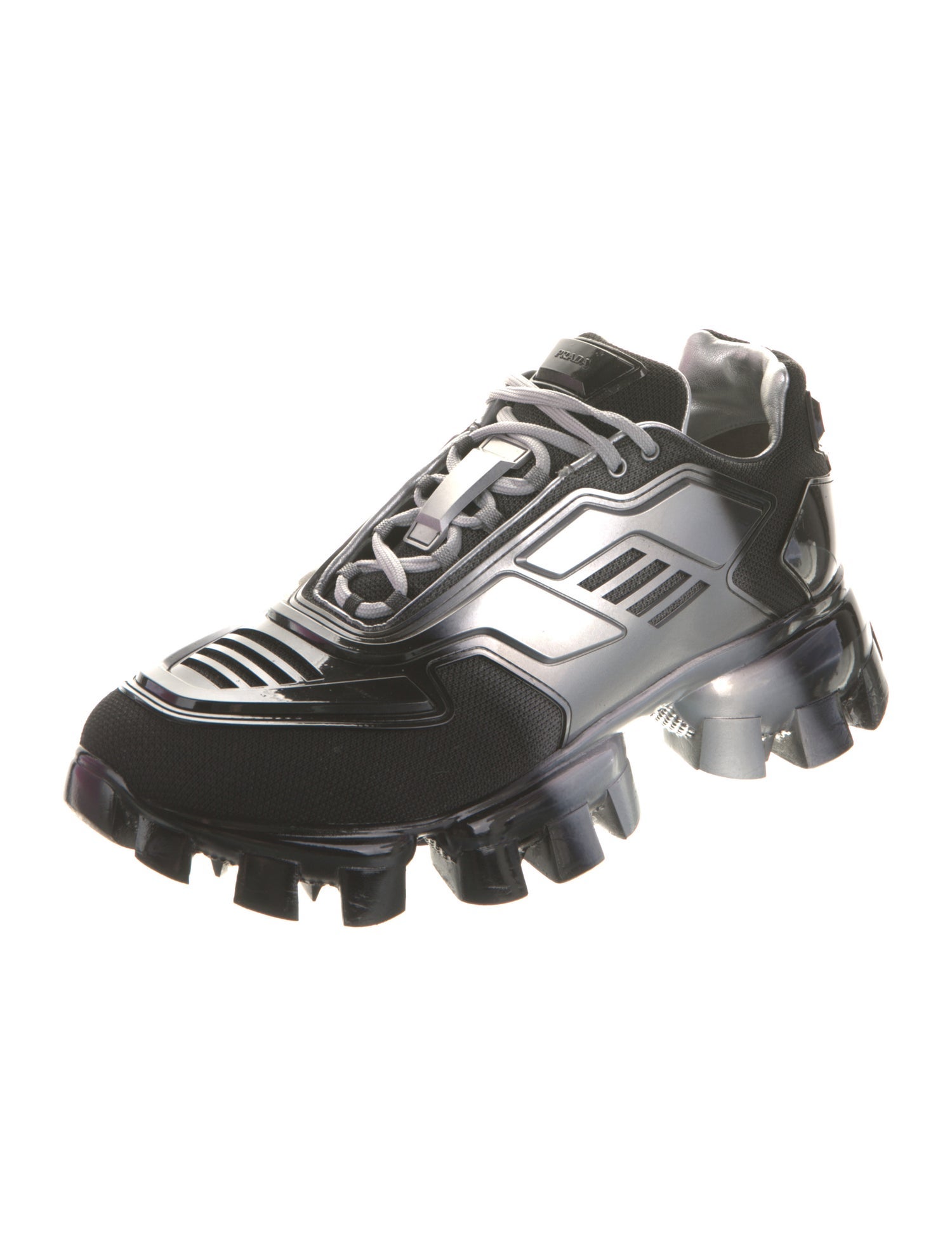Prada Printed Athletic Sneakers - Black Sneakers, Shoes - PRA964868 ...