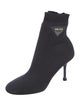 Prada Printed Sock Boots - Black Boots, Shoes - PRA969009 | The RealReal