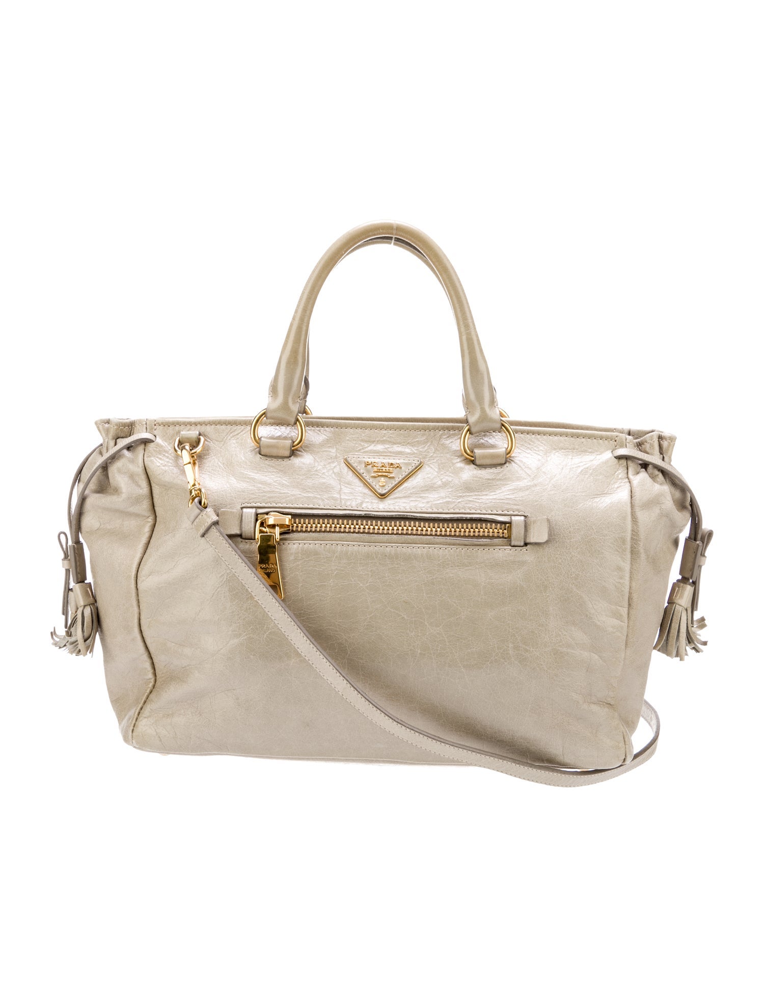 Prada Plex-Trimmed Mistolino Tote - Neutrals Totes, Handbags ...