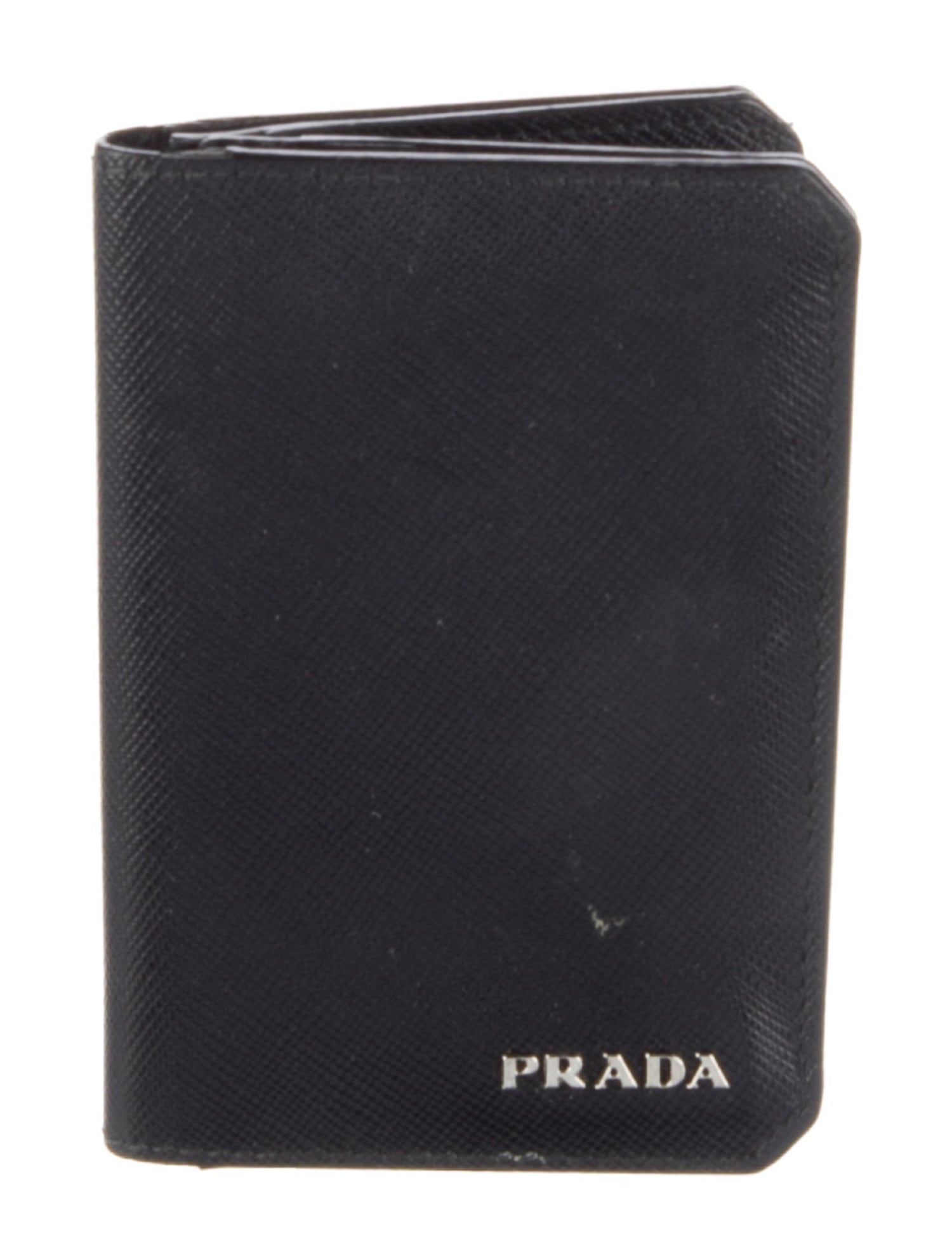 Prada Saffiano Metal Leather Bifold Wallet - Black Wallets, Accessories - PRA961260 | The RealReal