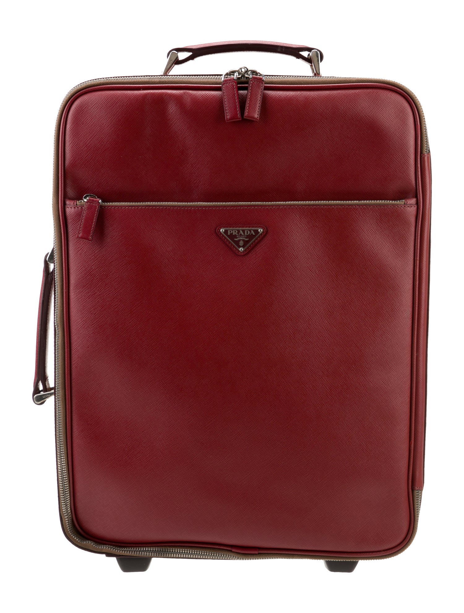 Prada Saffiano Suitcase - Red Luggage and Travel, Handbags - PRA974188 ...