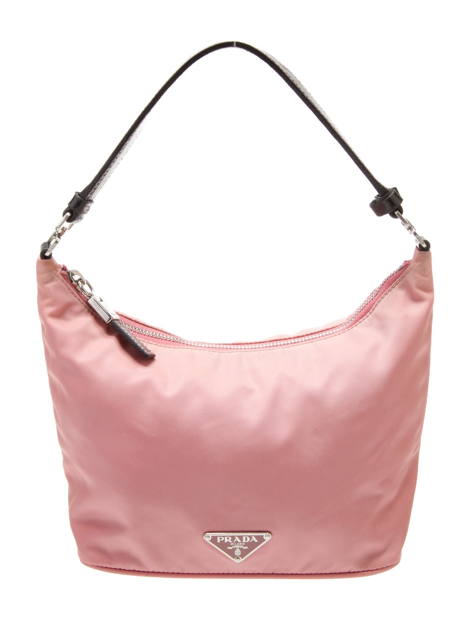 Prada Tessuto Sirio Pochette - Pink Hobos, Handbags - PRA975892 | The ...