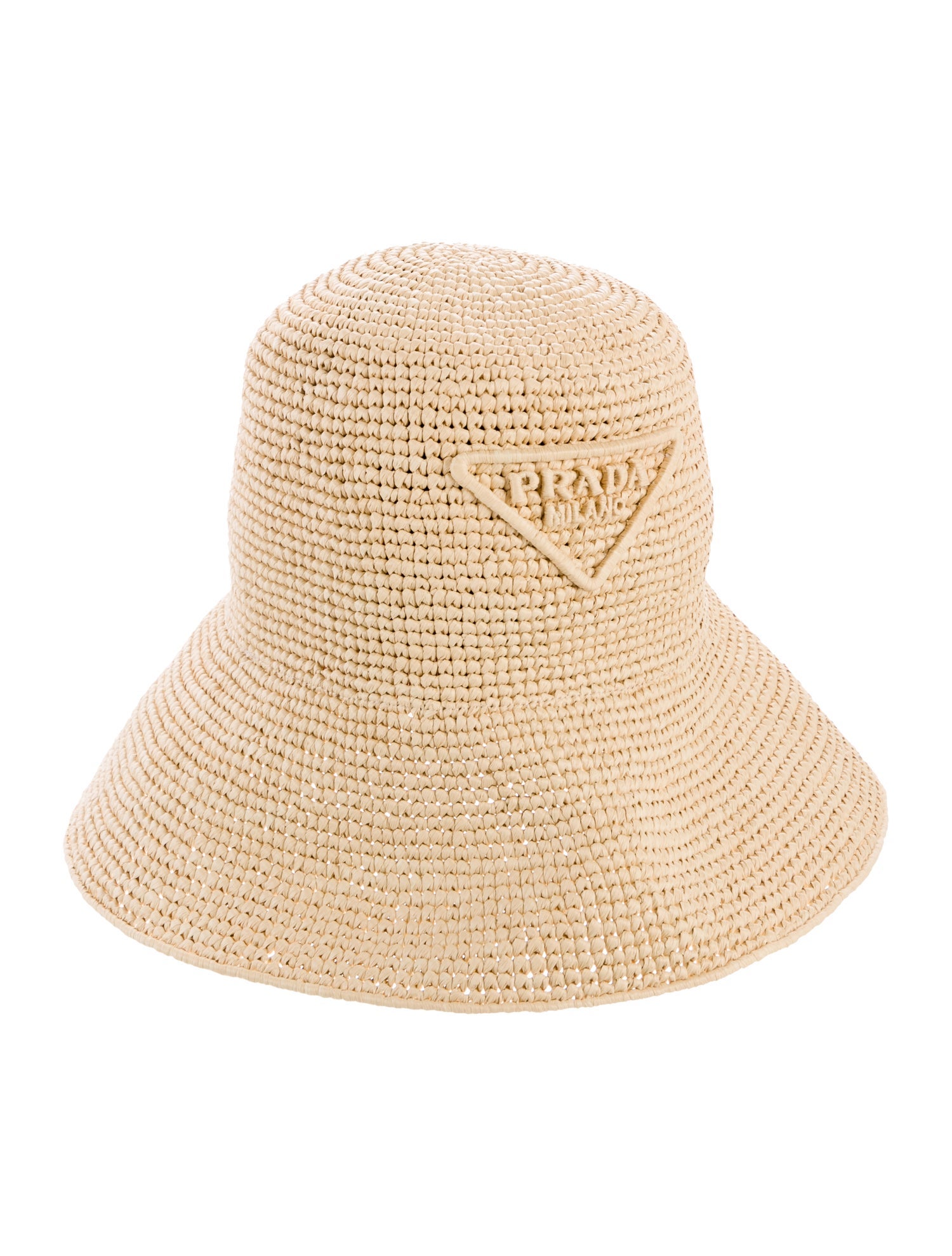 Prada Straw Bucket Hat w/ Tags - Neutrals Hats, Accessories - PRA977285 ...