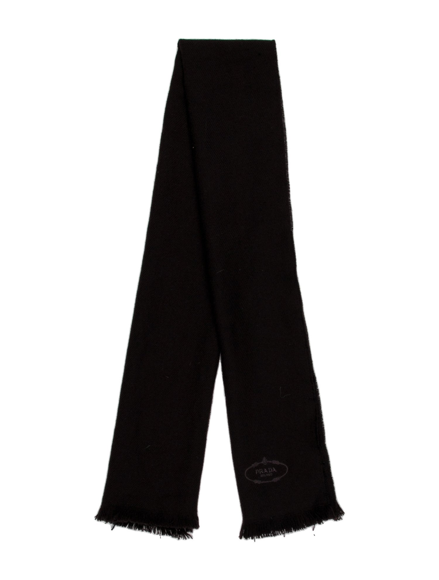 Prada Wool Vintage Scarf - Brown Scarves and Shawls, Accessories ...