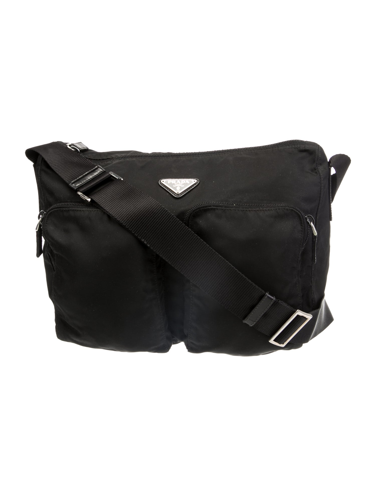 Prada Tessuto Crossbody Bag - Black Crossbody Bags, Handbags ...