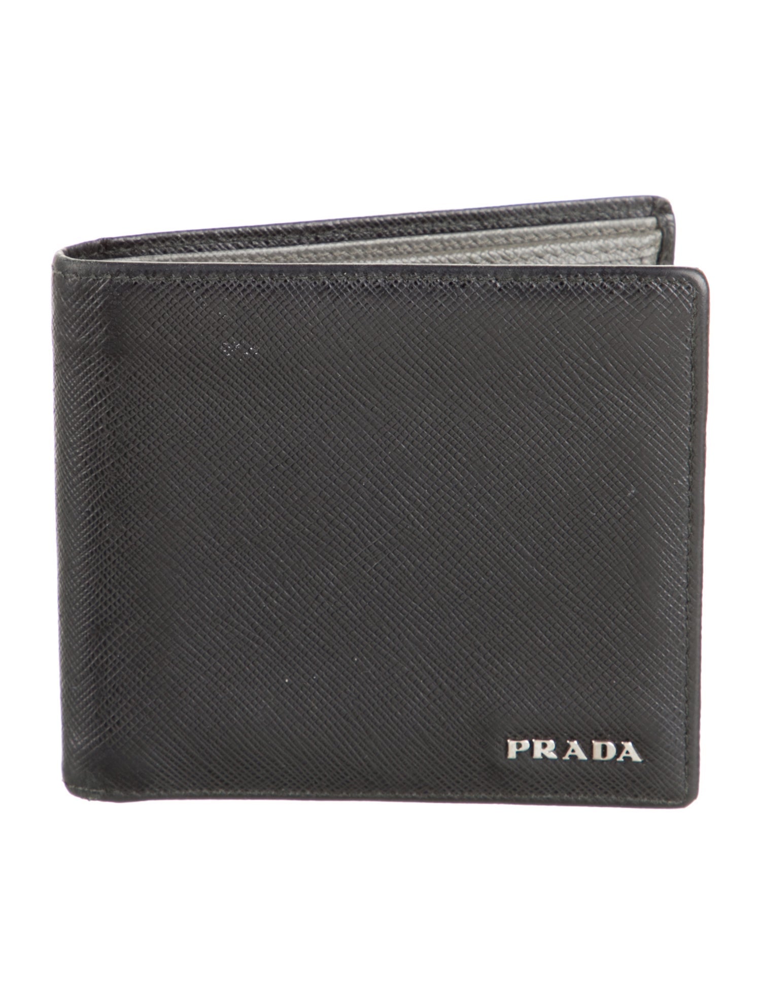 Prada Saffiano Lux Leather Bifold Wallet - Black Wallets, Accessories ...