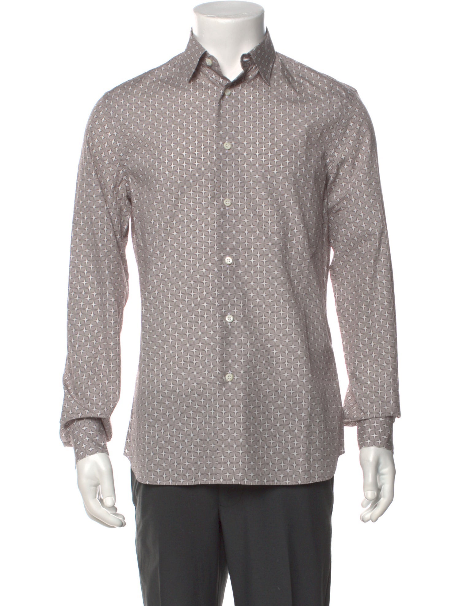 Prada 2016 Printed Shirt - Neutrals Casual Shirts, Clothing - PRA992006 ...