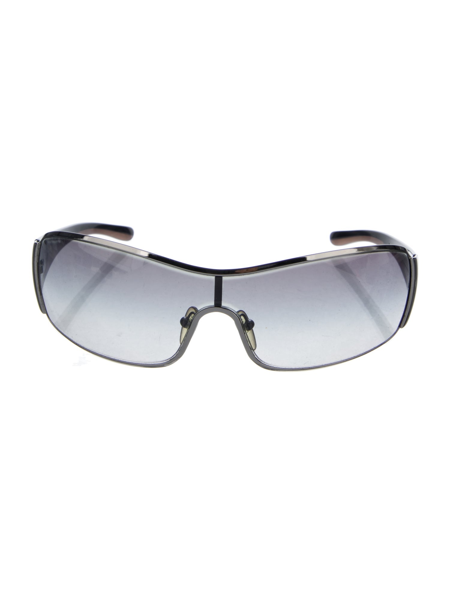 Prada Shield Gradient Sunglasses - Black Sunglasses, Accessories ...