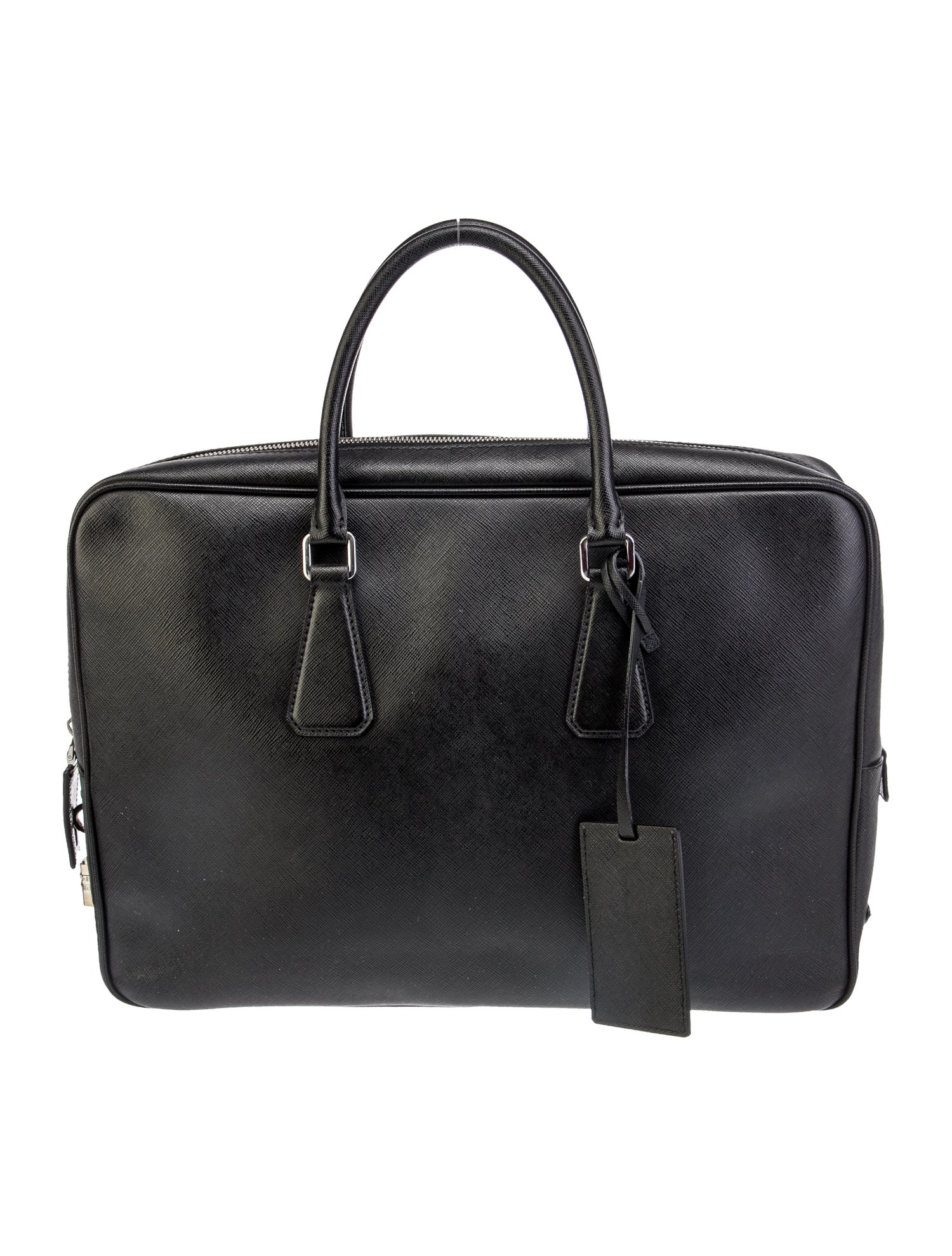 Prada Saffiano Travel Briefcase - Black Briefcases, Bags - PRA993265 ...