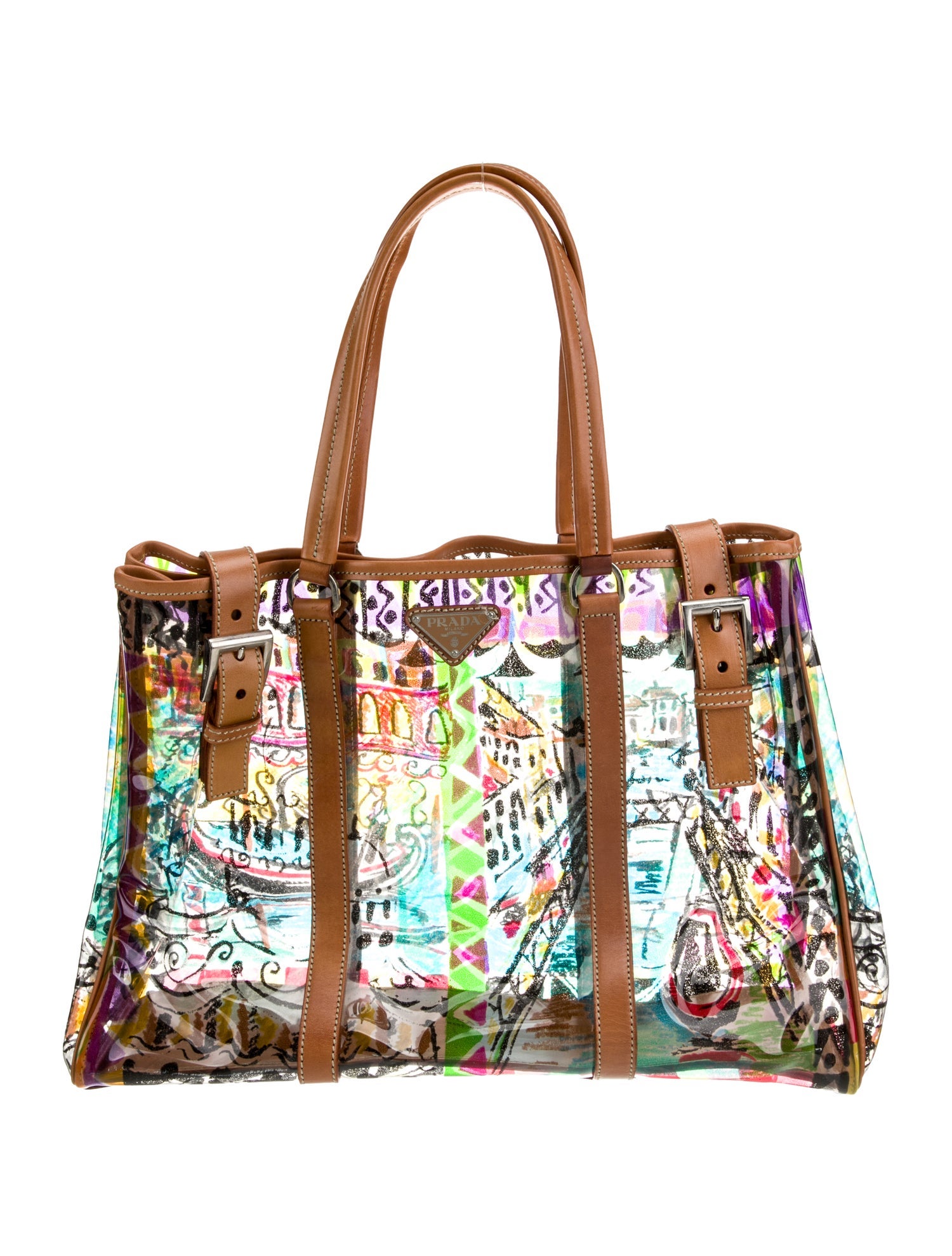 Prada Plex Venice Tote - Clear Totes, Handbags - PRA994288 | The RealReal