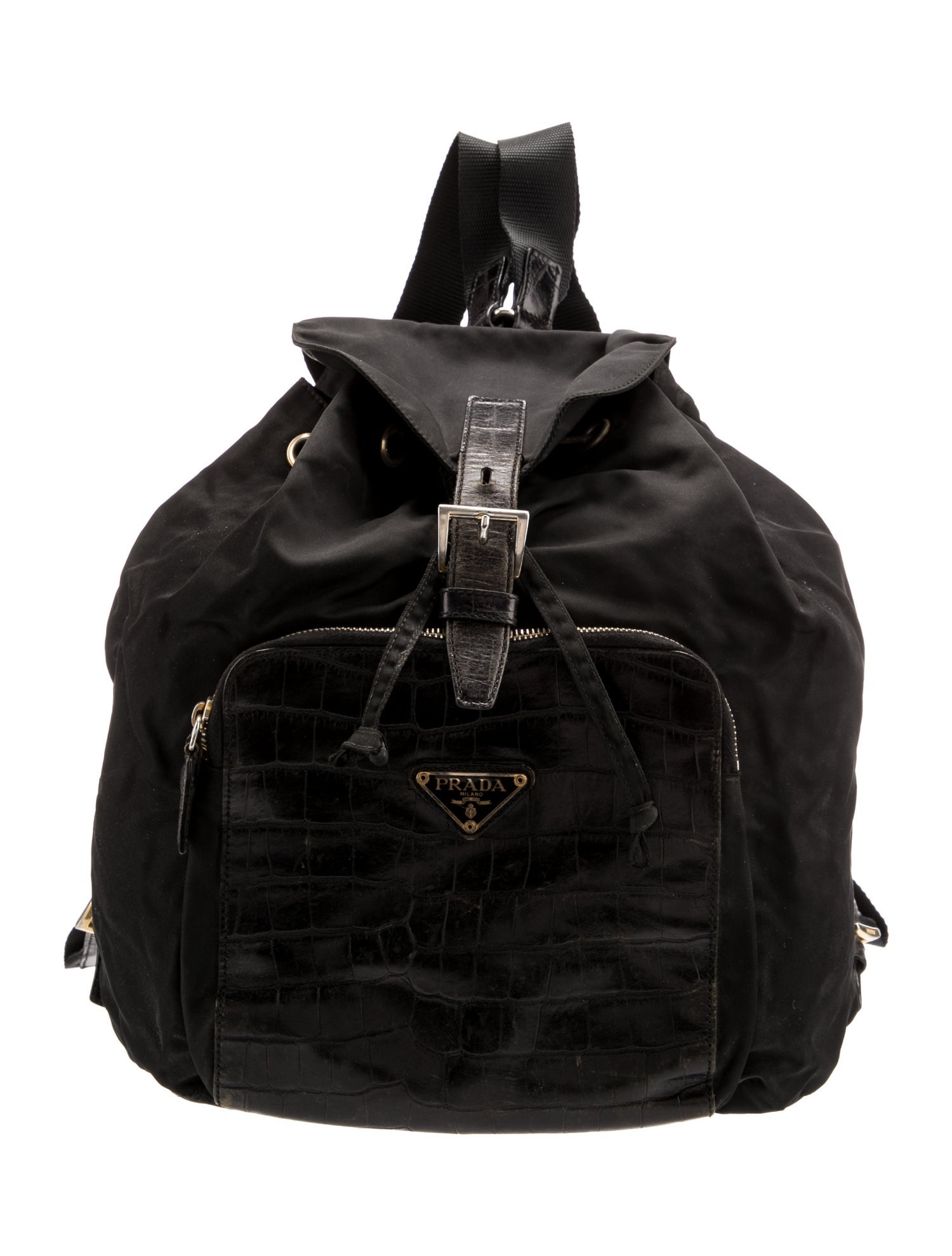 Prada Nylon Backpack - Black Backpacks, Handbags - PRA998611 | The RealReal
