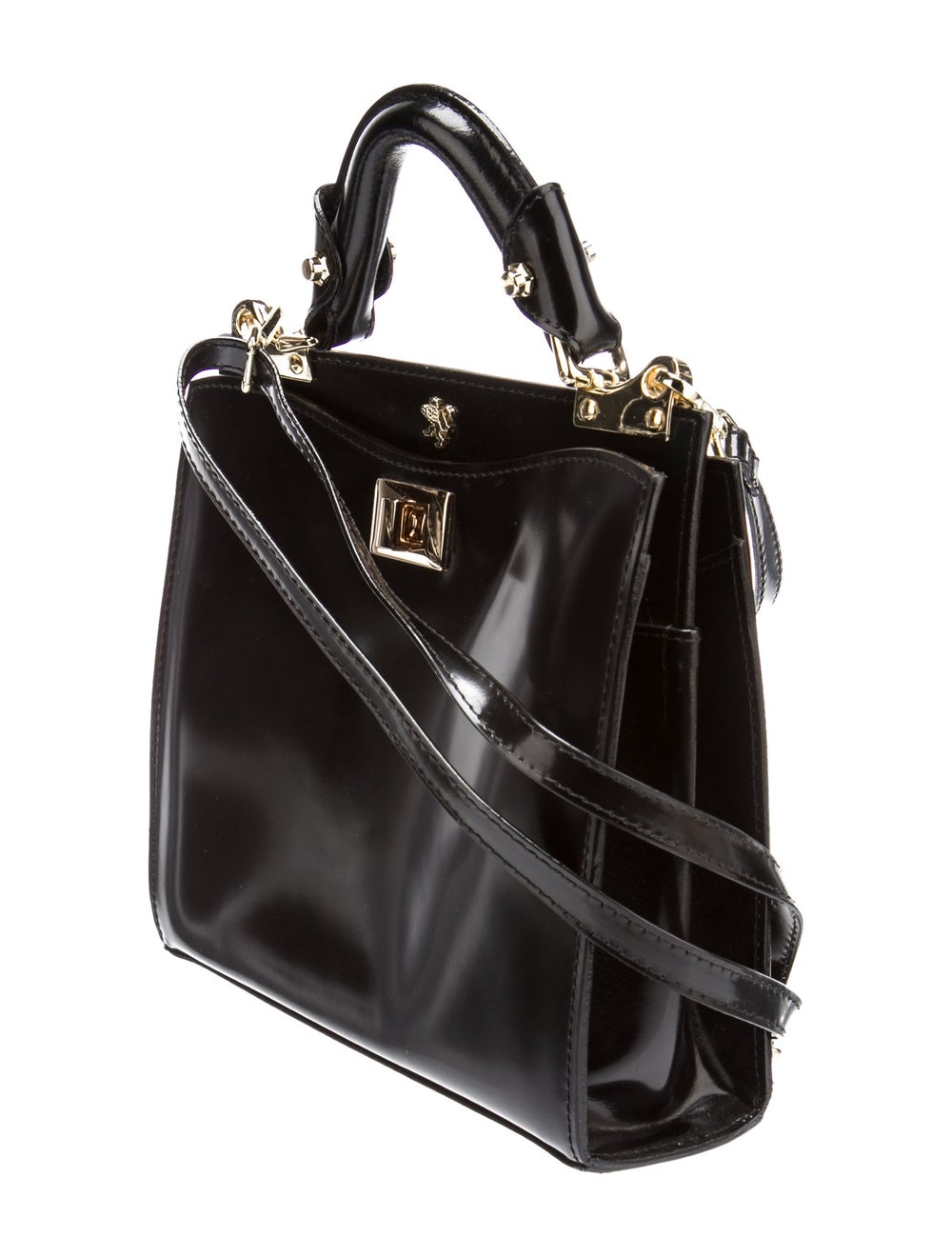 Pratesi Leather Handle Bag - Black Handle Bags, Handbags - PRATE20842 ...