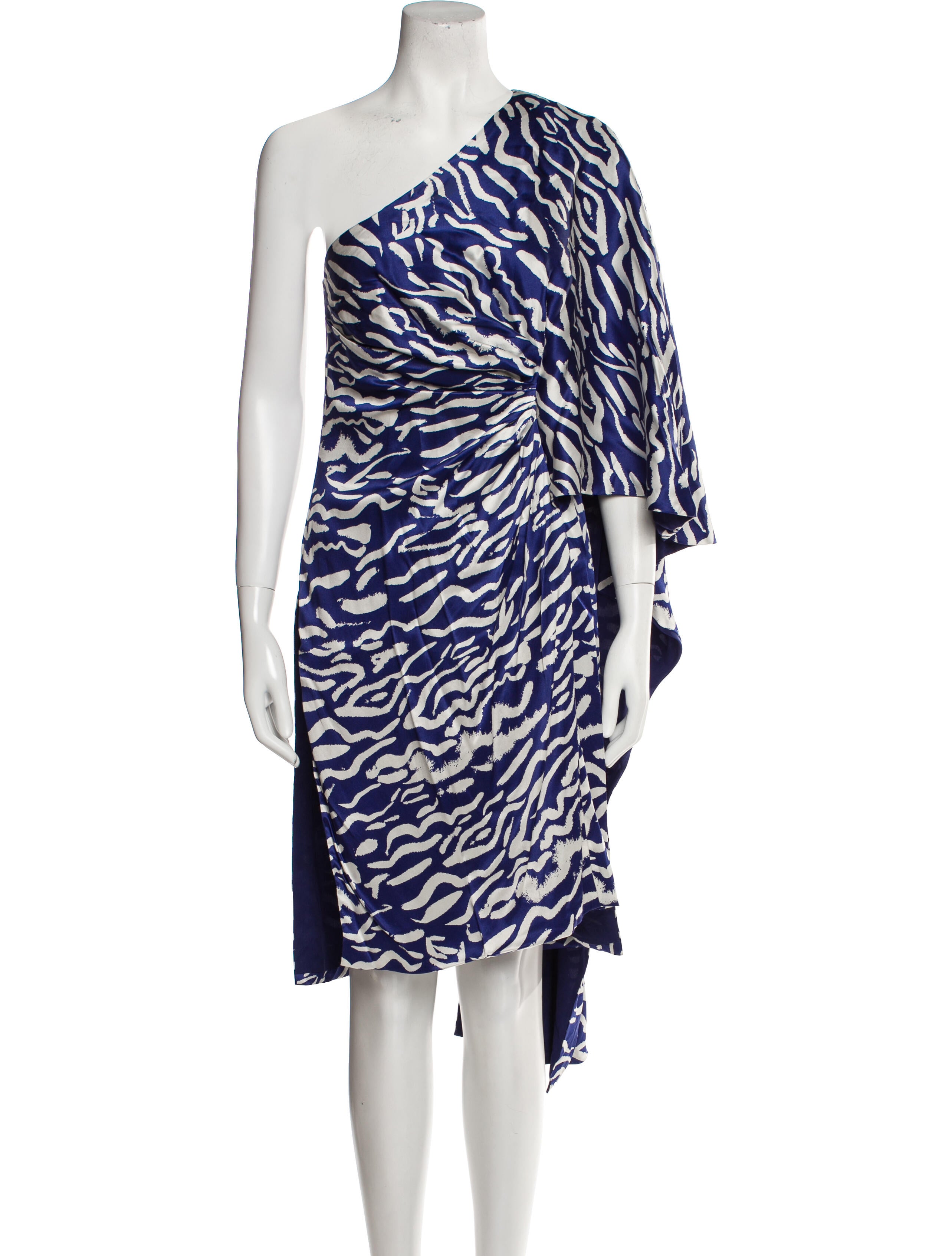 Prabal Gurung Animal Print Knee-Length Dress - Blue Dresses, Clothing ...