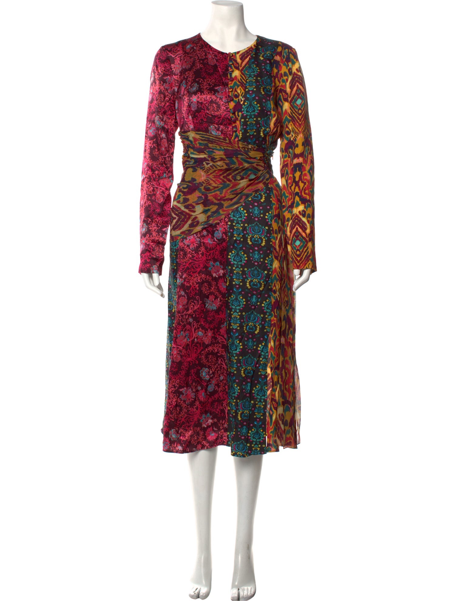 Prabal Gurung Silk Midi Length Dress - Blue Dresses, Clothing ...