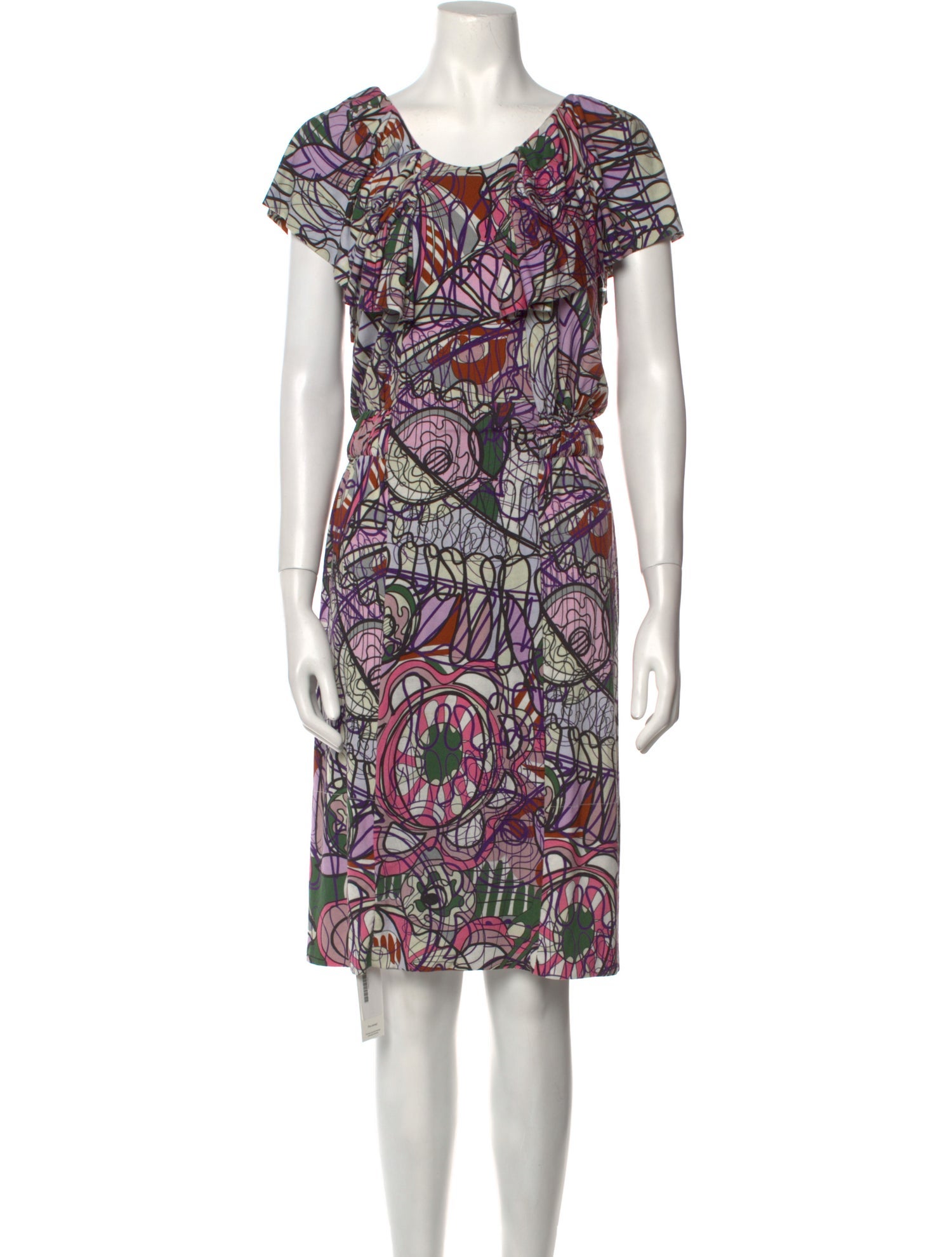 Pringle of Scotland Printed Knee-Length Dress - Neutrals Dresses ...