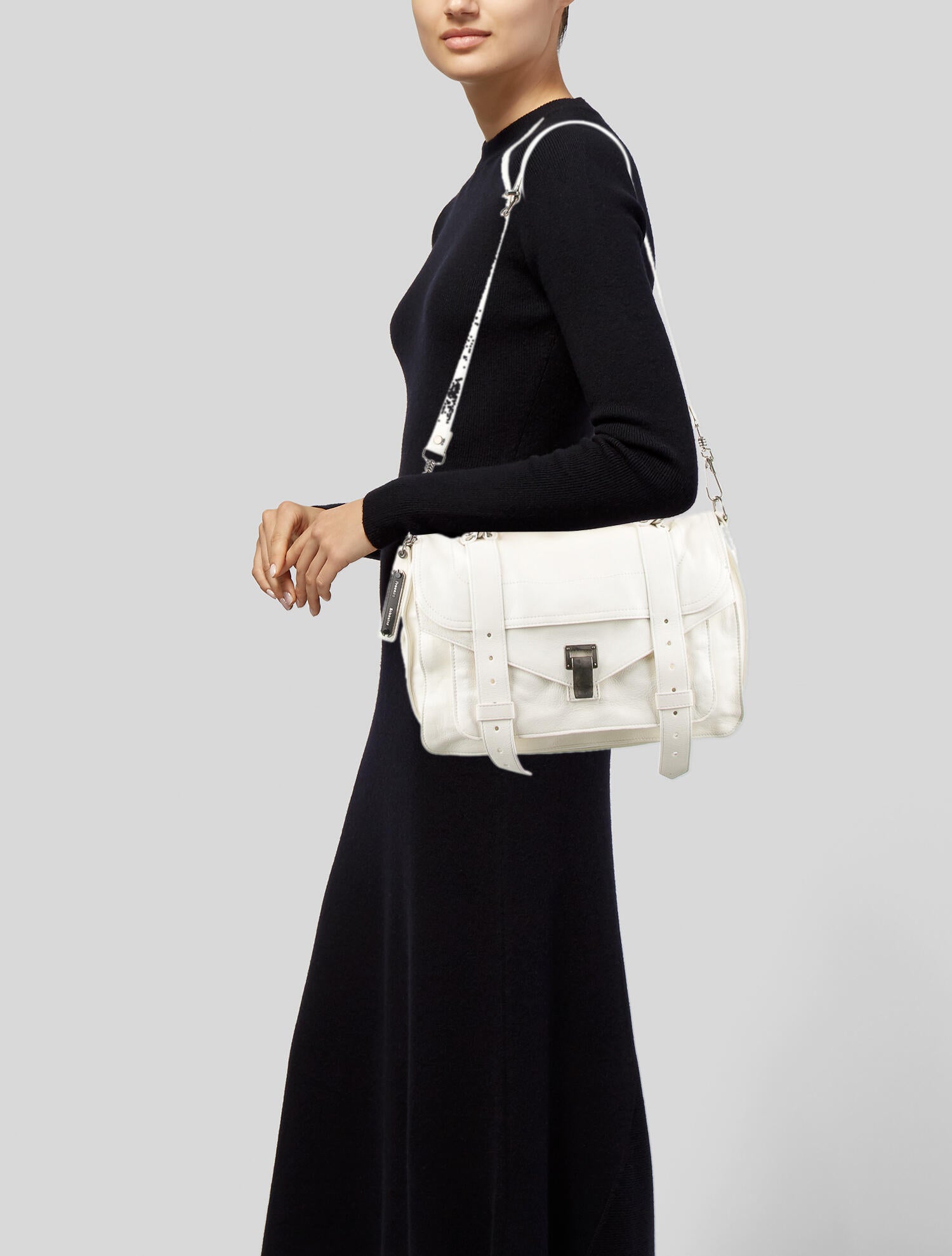 Proenza Schouler Large PS1 Bag - Blue Satchels, Handbags - PRO25362 ...