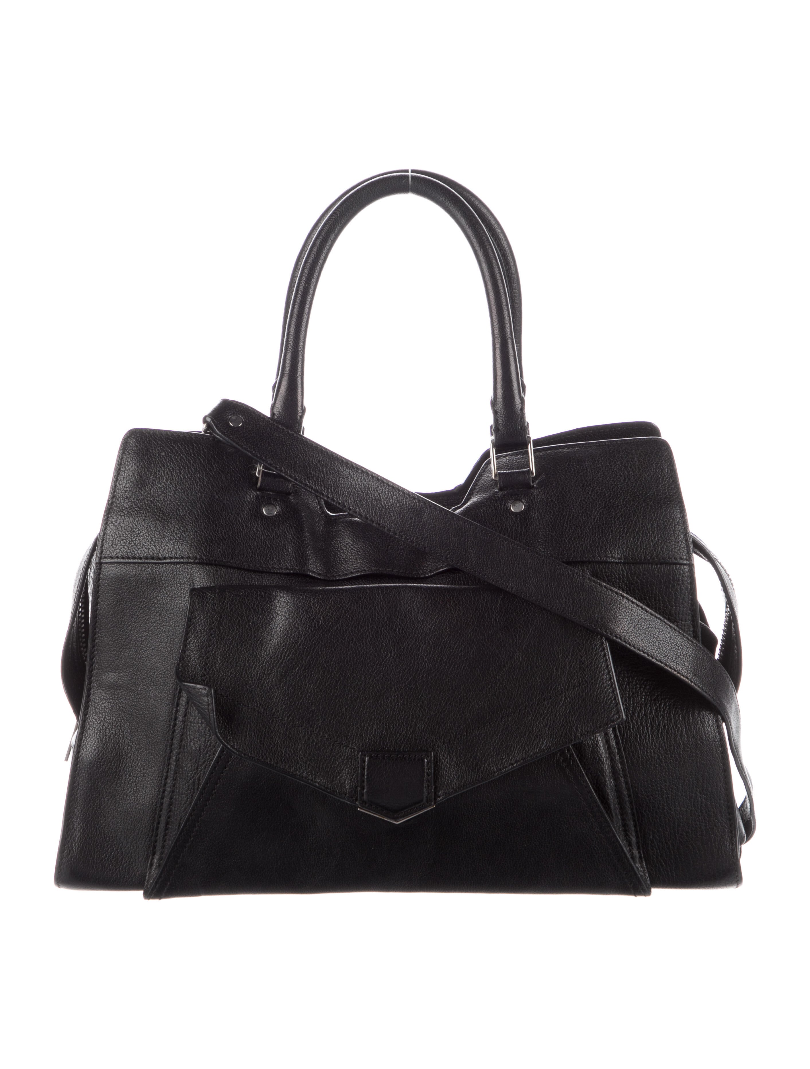 Proenza Schouler Leather PS1 Bag - Black Handle Bags, Handbags ...