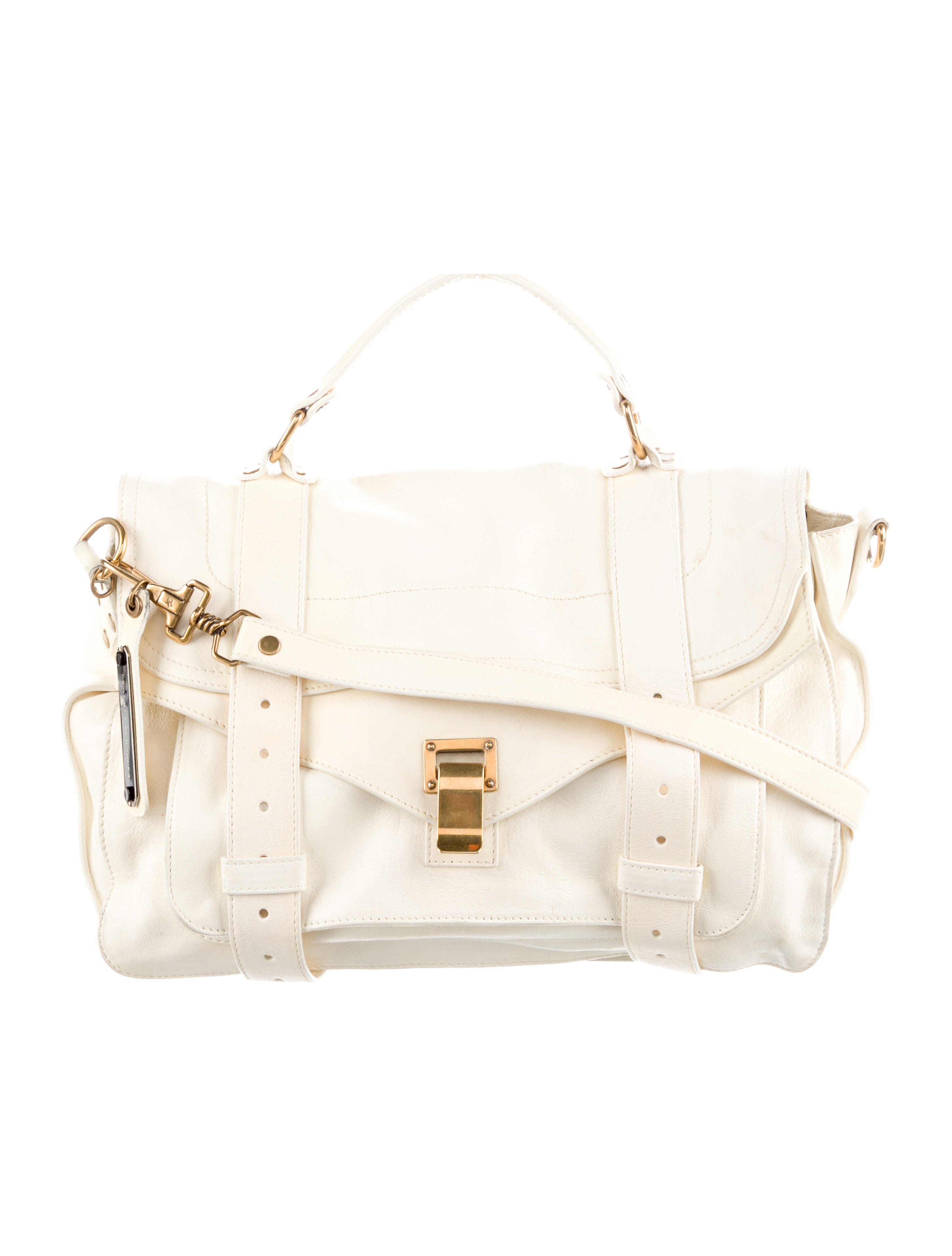 Proenza Schouler PS Courier Bag - Grey Shoulder Bags, Handbags ...