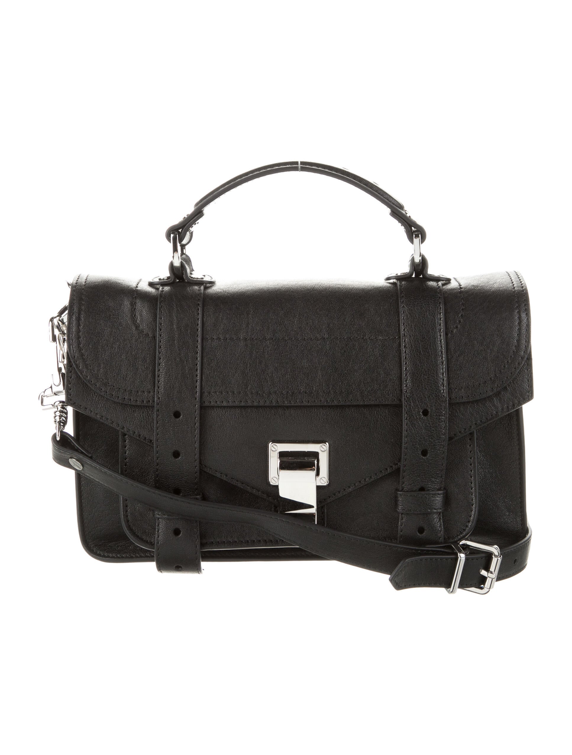 Proenza Schouler Large PS1 Bag - Blue Satchels, Handbags - PRO25362 ...