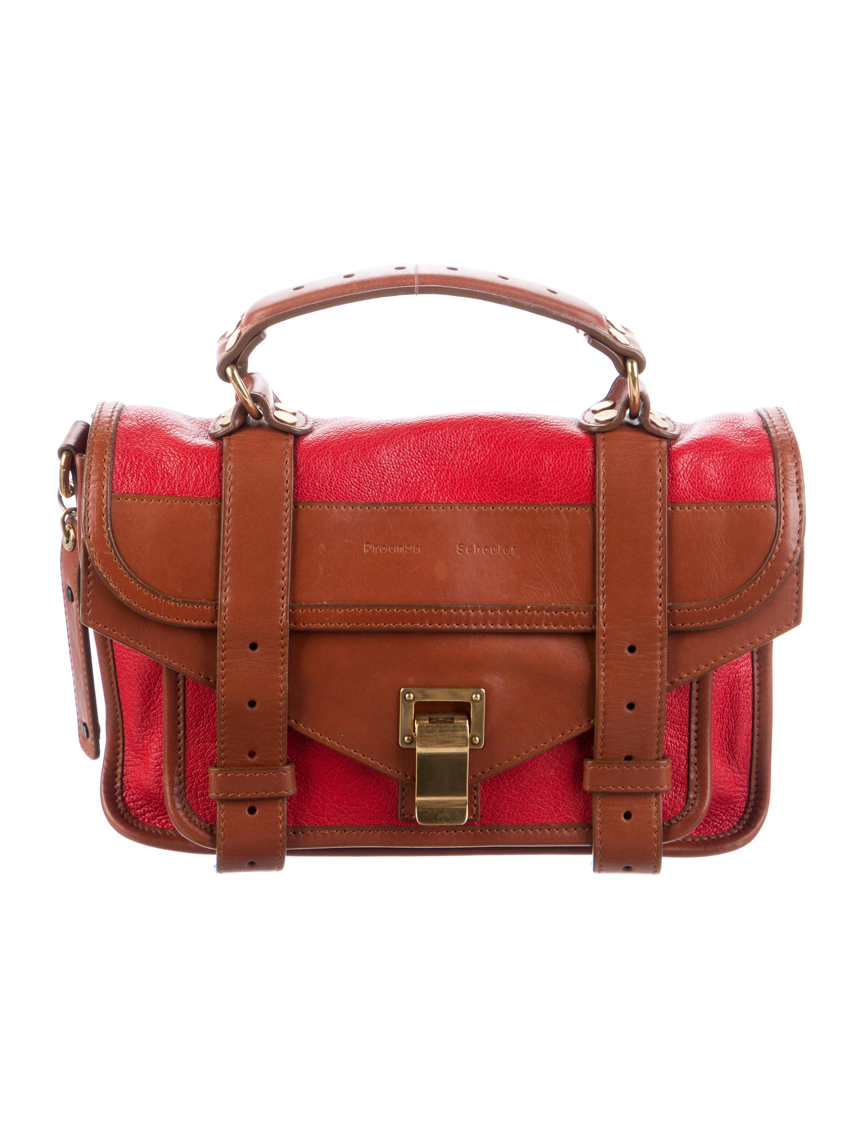 Proenza Schouler Large PS1 Bag - Blue Satchels, Handbags - PRO25362 ...