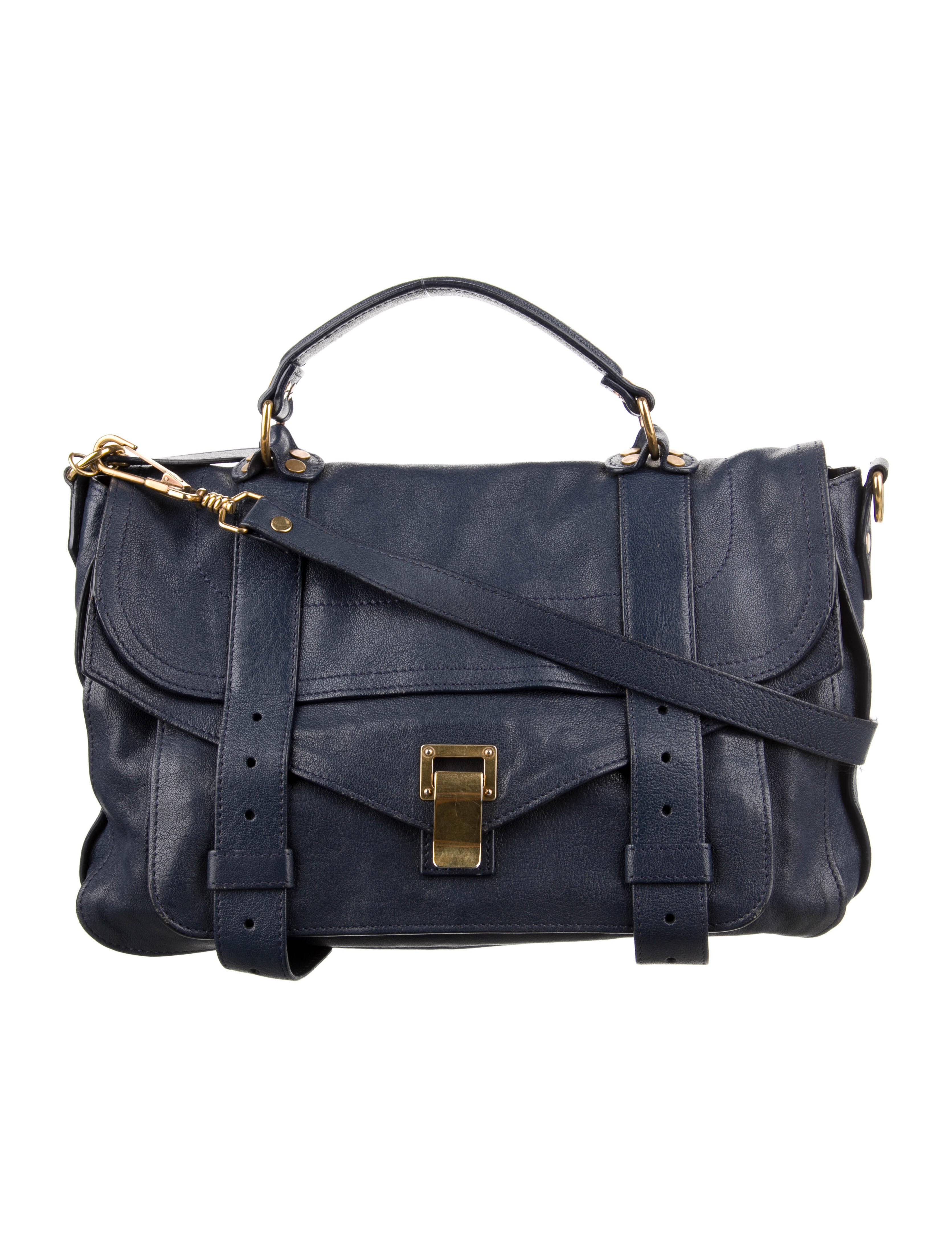 Proenza Schouler Medium PS1 Satchel - Blue Satchels, Handbags ...