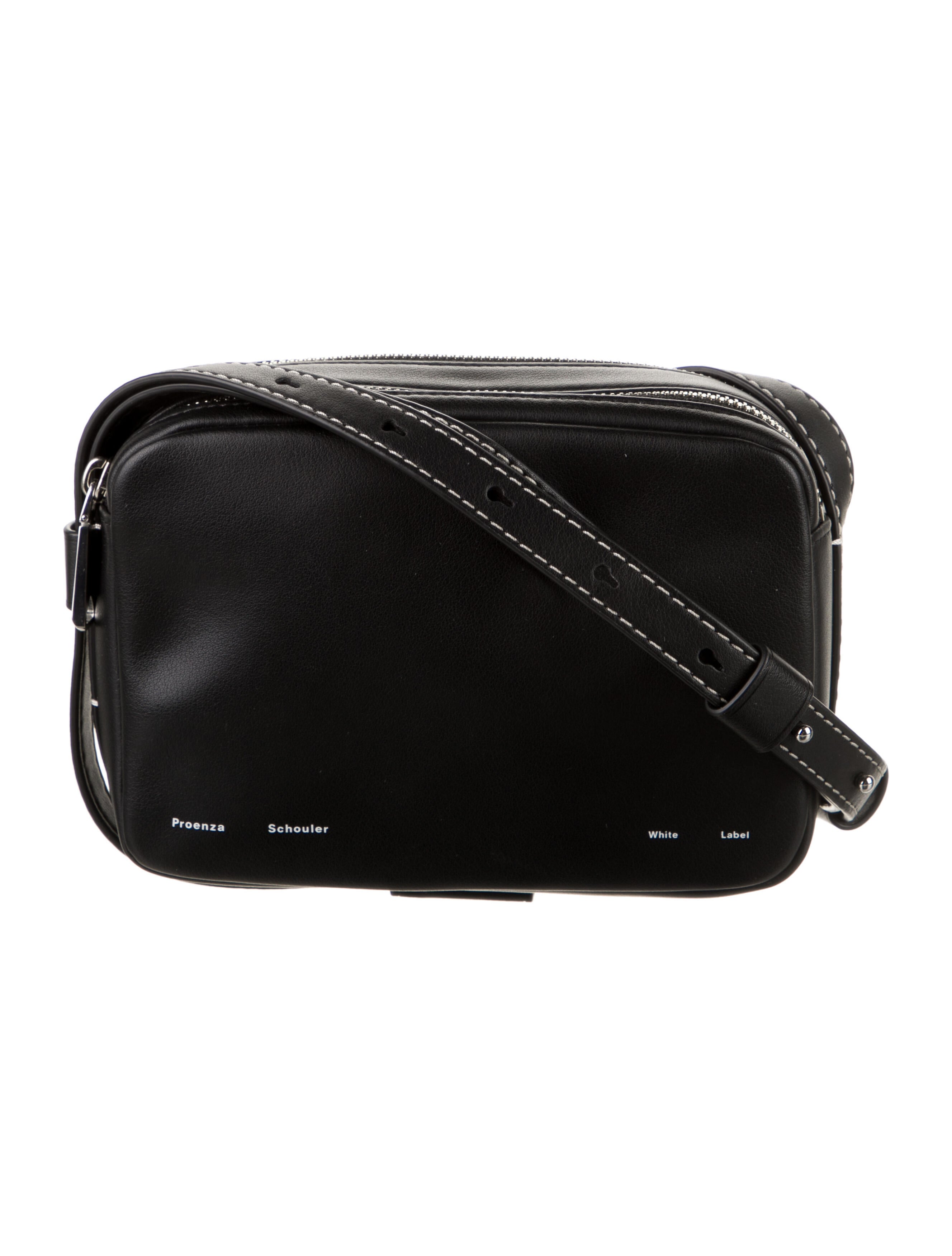 Proenza Schouler Leather Shoulder Bag - Black Shoulder Bags, Handbags ...