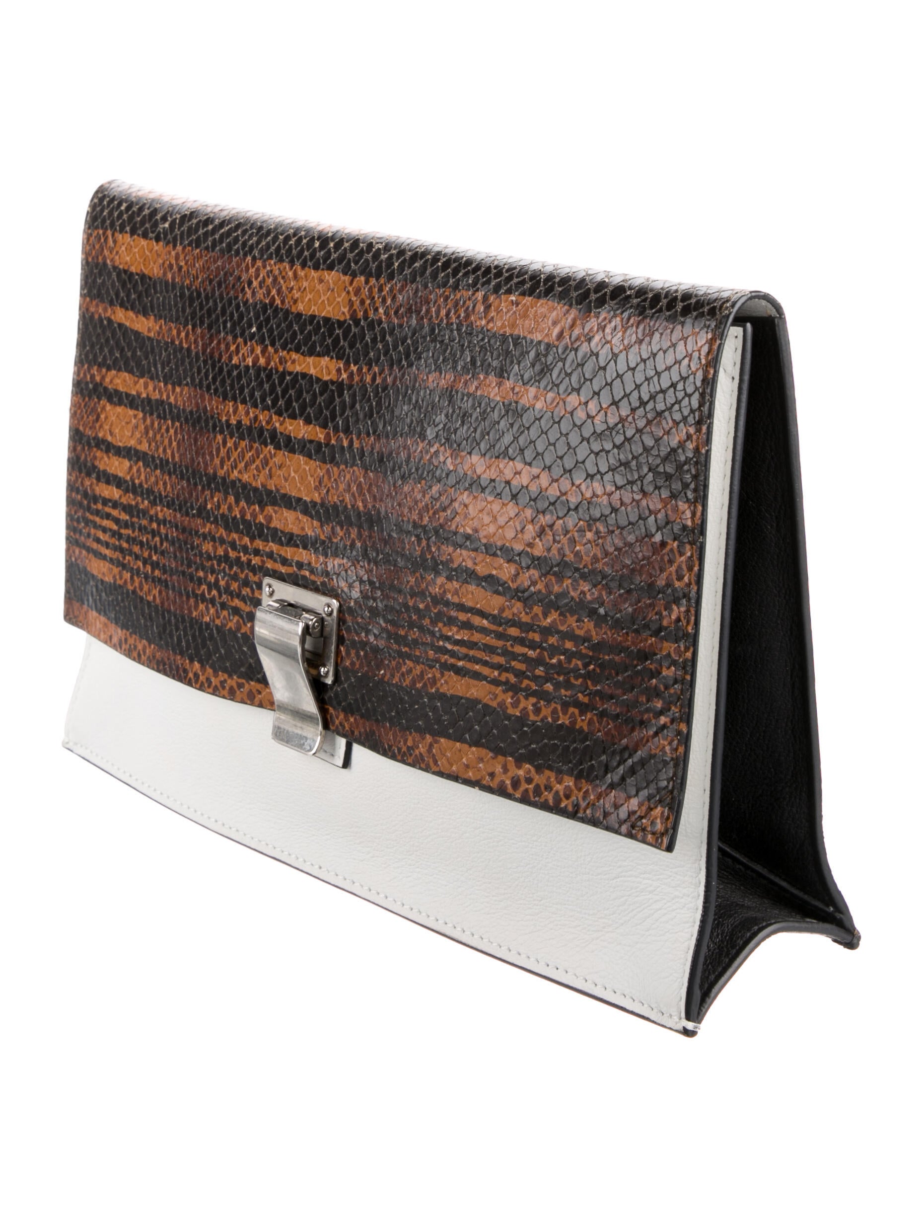 Celine Céline Clutch - Orange Clutches, Handbags - CEL10050 | The RealReal