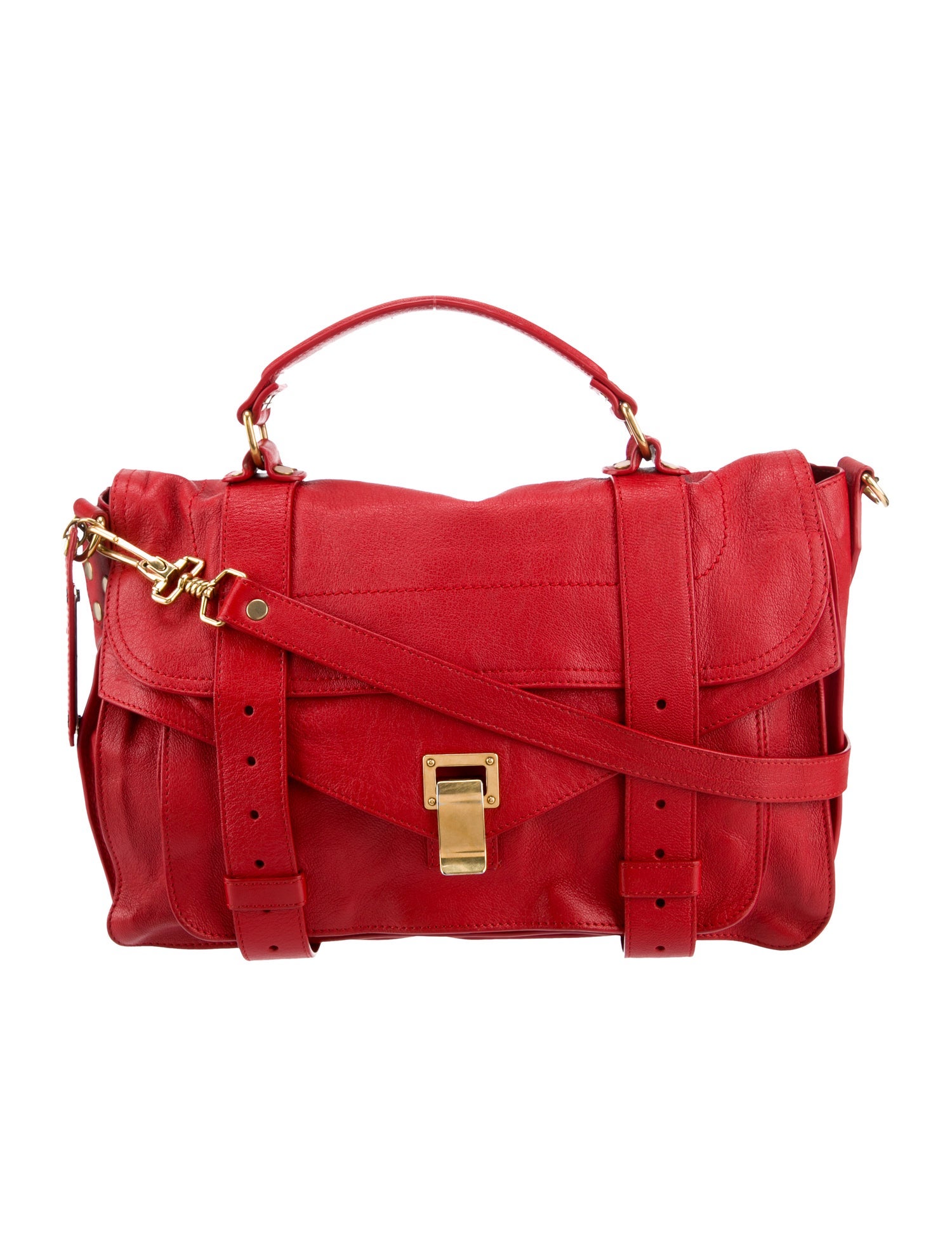 Proenza Schouler Leather Shoulder Bag - Neutrals Shoulder Bags ...