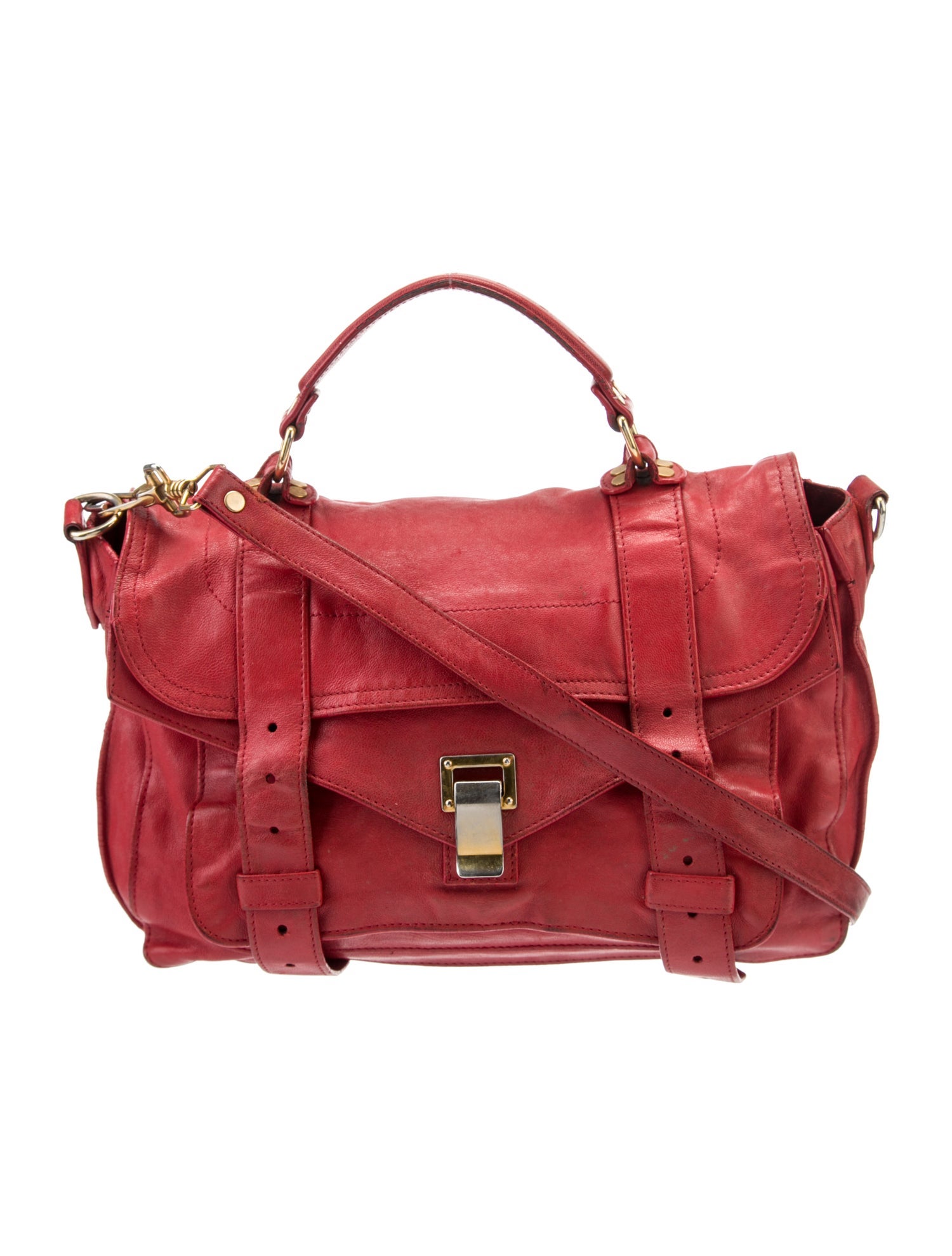 Proenza Schouler PS1 Satchel - Red Satchels, Handbags - PRO126858 | The ...