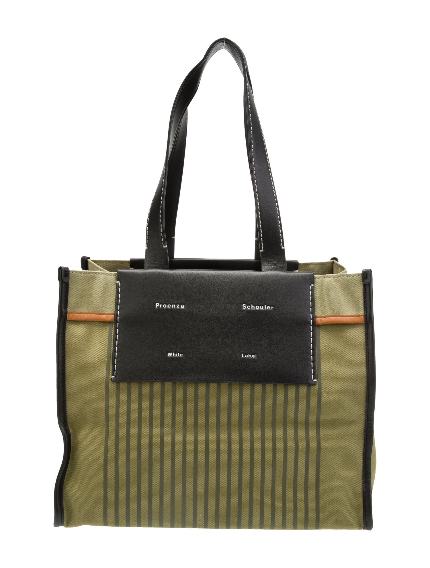 Proenza Schouler Canvas Shoulder Bag - Green Shoulder Bags, Handbags ...