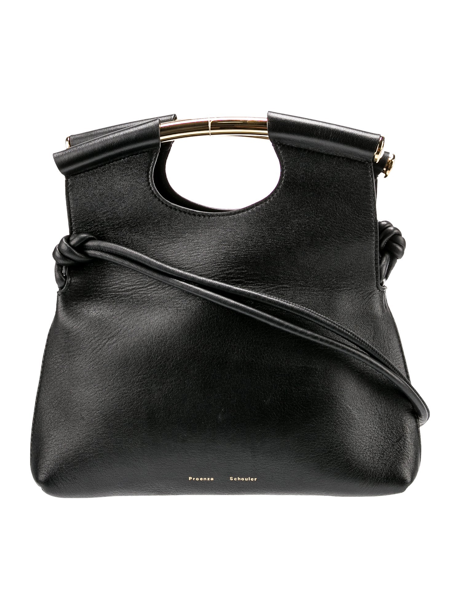 Proenza Schouler Leather Handle Bag - Black Handle Bags, Handbags ...