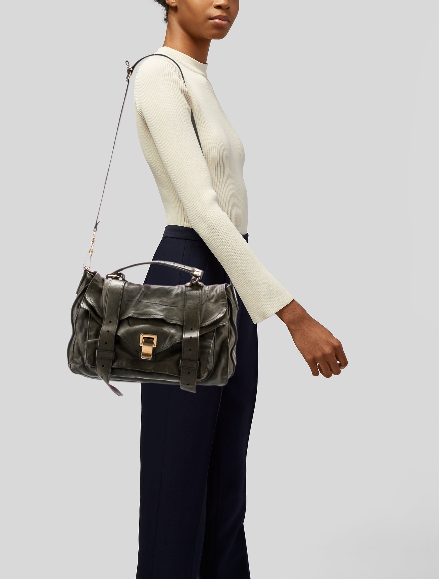 Proenza Schouler Suede Crossbody Bag - Brown Shoulder Bags, Handbags ...