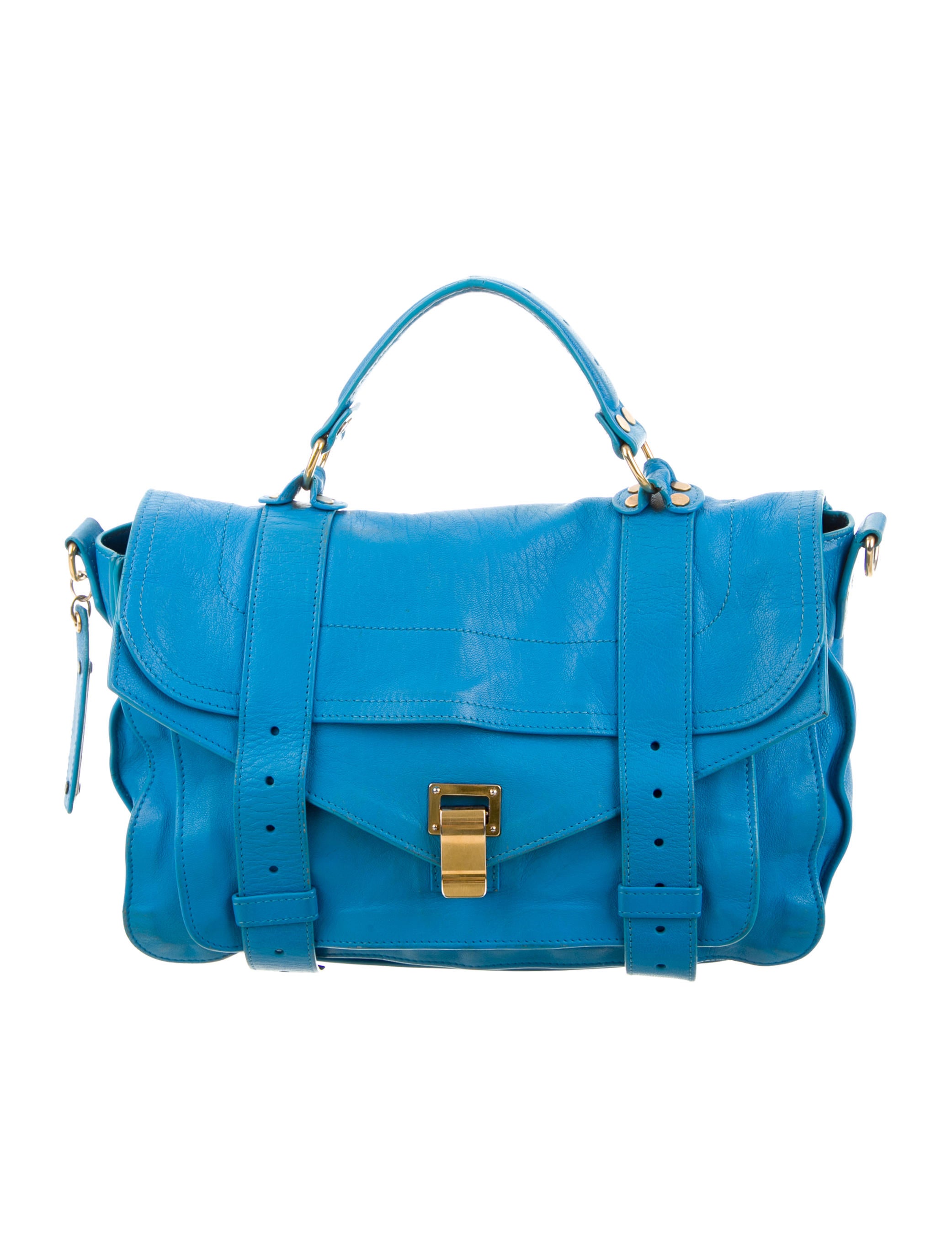 Proenza Schouler Medium PS1 Satchel - Blue Satchels, Handbags ...