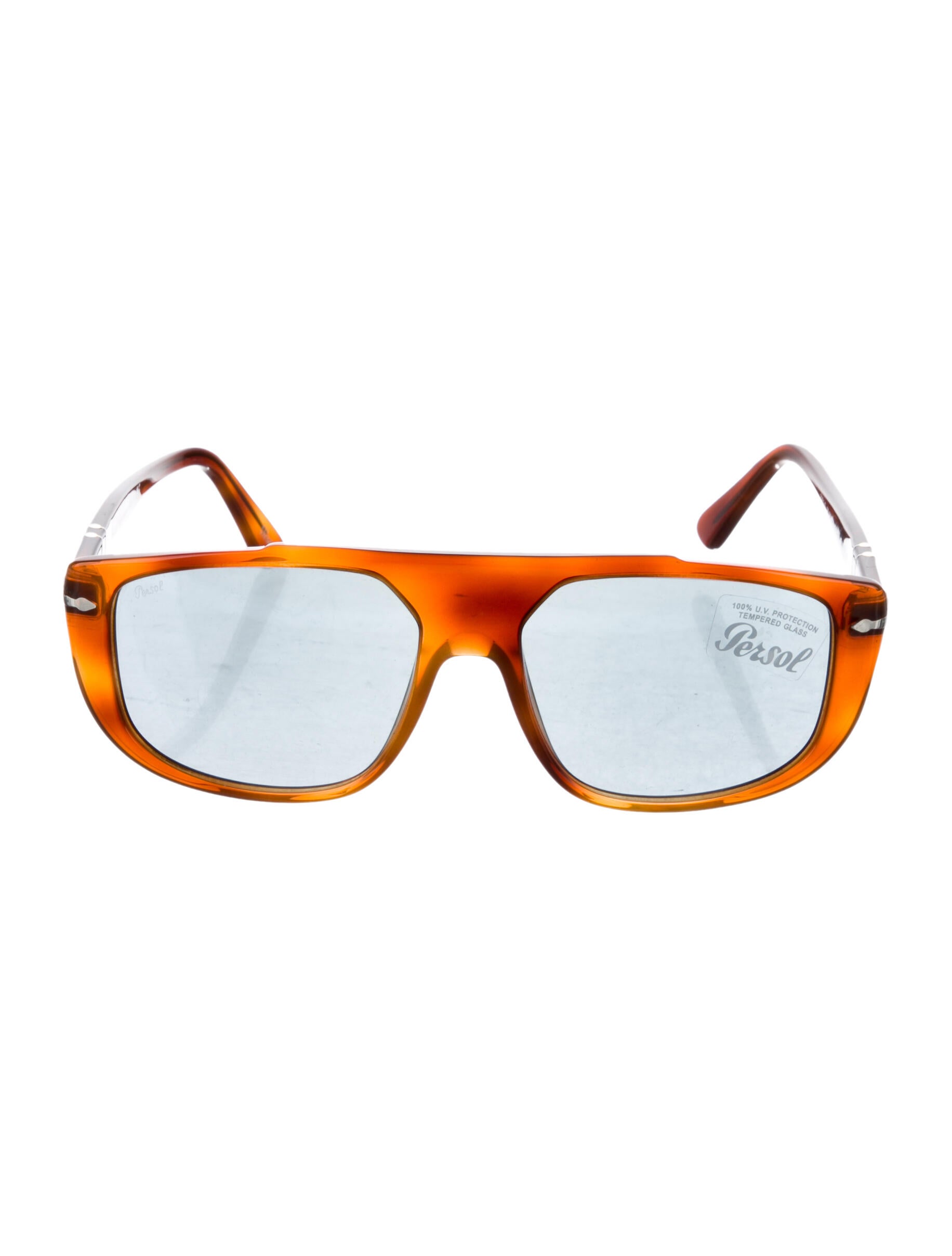 Persol Square Mirrored Sunglasses - Brown Sunglasses, Accessories ...