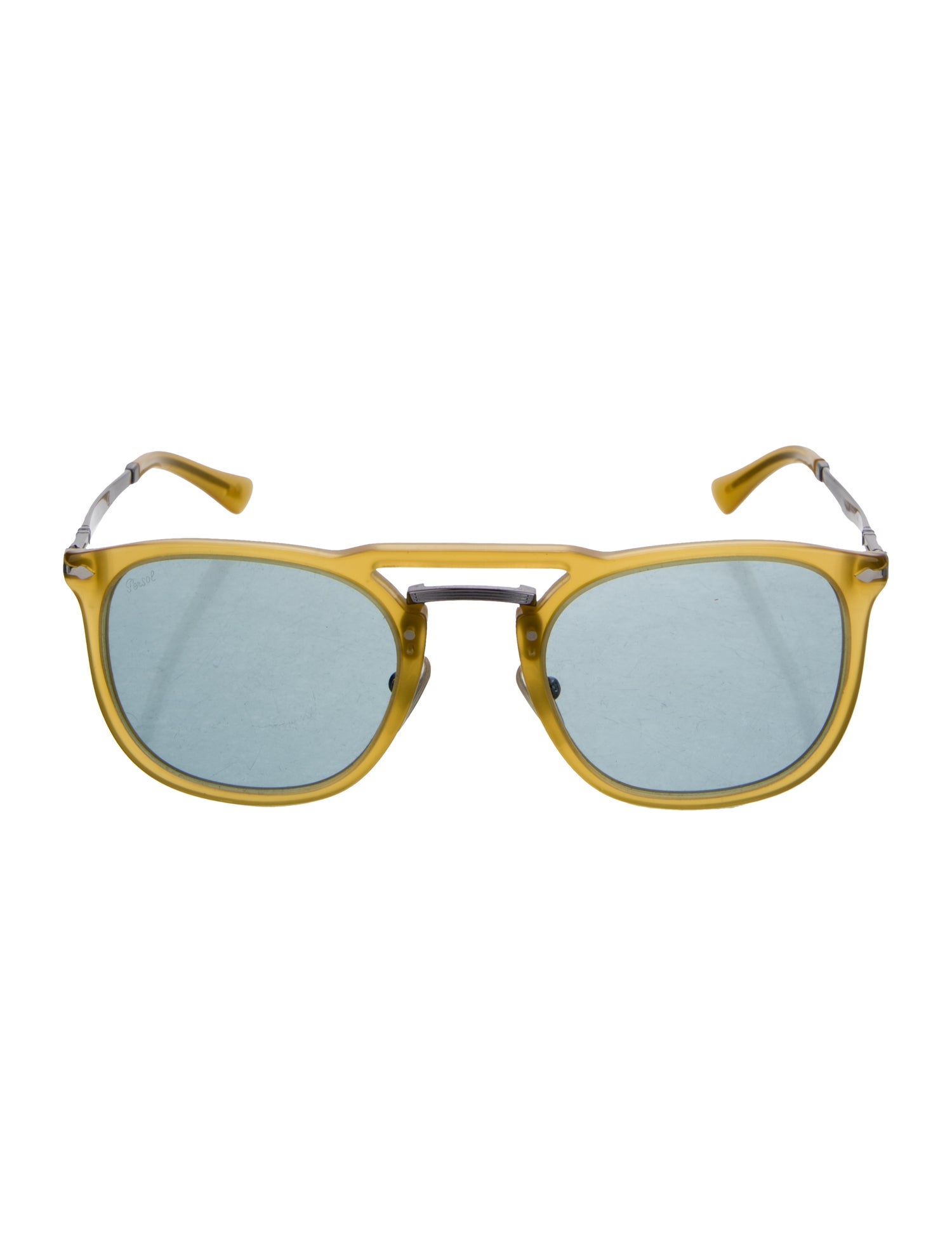 Persol Square Tinted Sunglasses - Yellow Sunglasses, Accessories ...