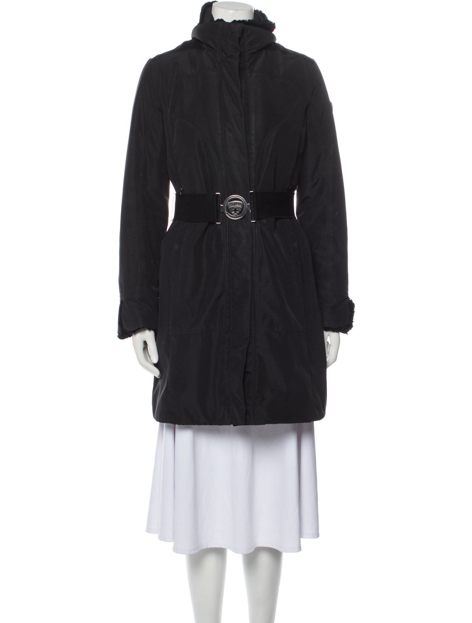 Post Card Trench Coat - Black Coats, Clothing - PSC23723 | The RealReal
