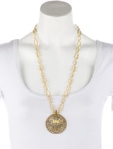 Peter Lindeman 18K Diamond & Enamel Owl Enhancer Pendant Necklace ...