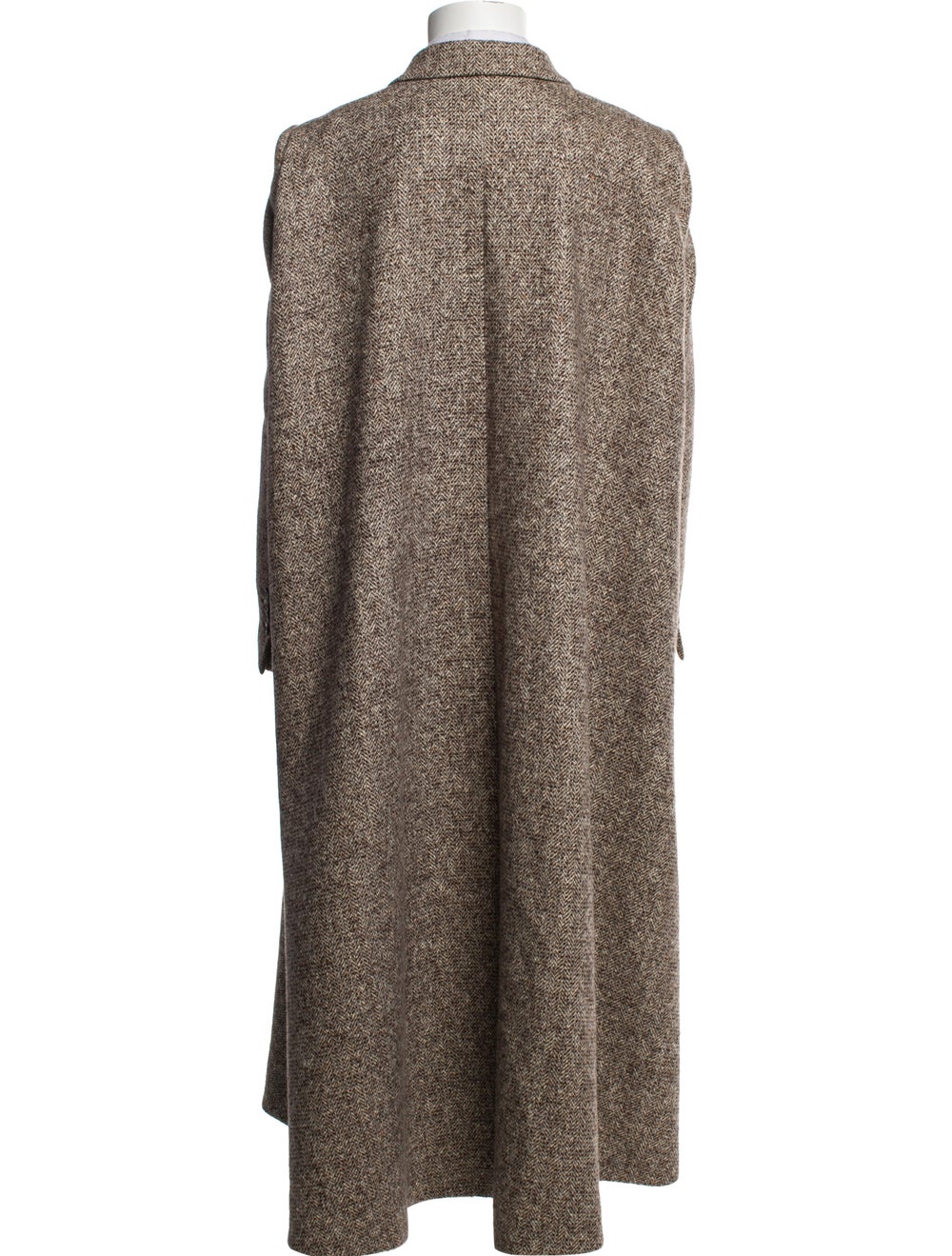 Petar Petrov Wool Tweed Pattern Overcoat - Brown Coats, Clothing ...