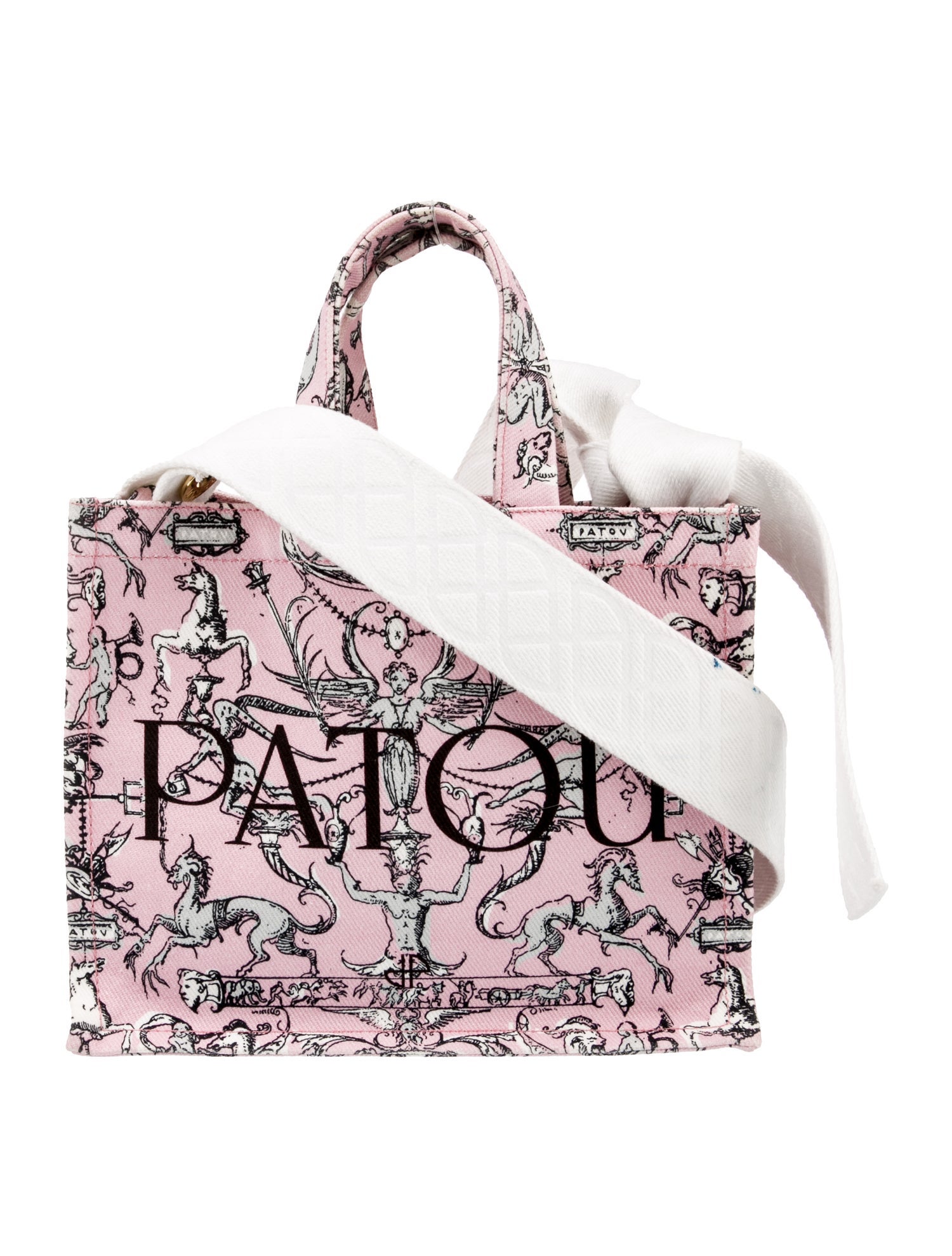 Patou Crossbody Bag - Pink Crossbody Bags, Handbags - PUAOT20568 | The ...