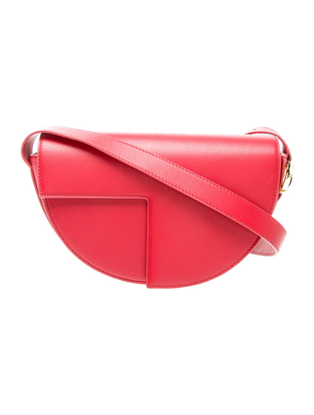 Patou Leather Shoulder Bag - Red Shoulder Bags, Handbags - PUAOT20862 | The RealReal