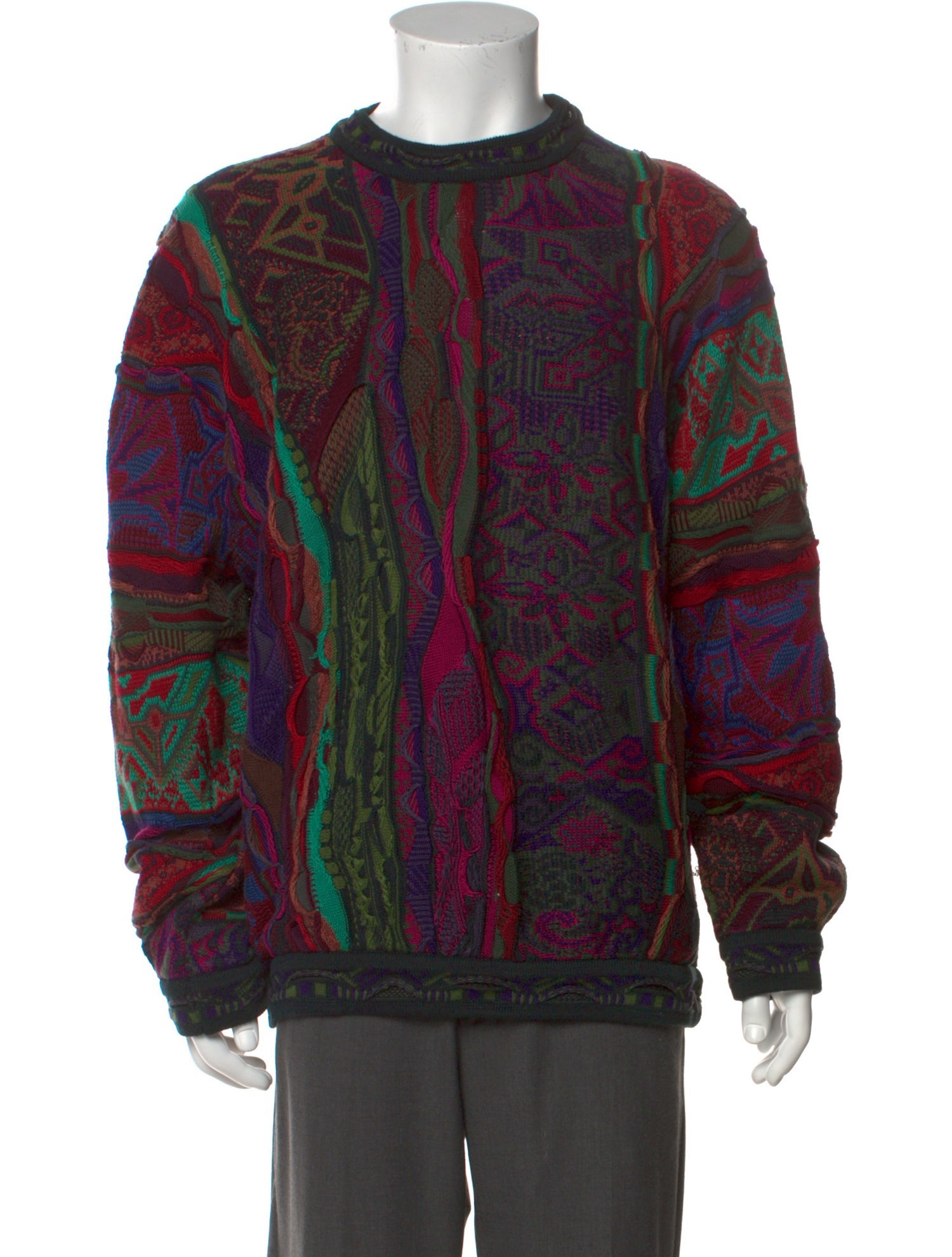 Coogi Vintage Late 1990's - Early 2000's Pullover - Black Sweaters ...