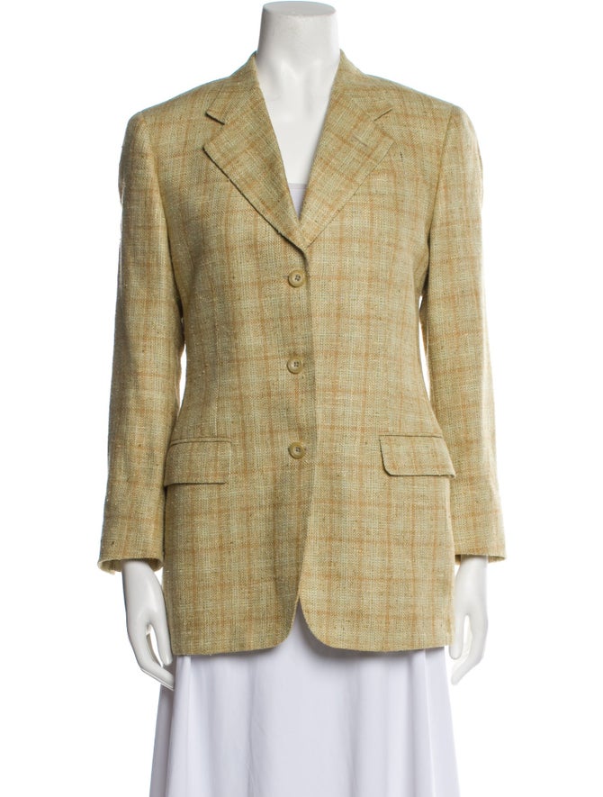 Paul Stuart Silk Tweed Pattern Blazer - Neutrals Jackets, Clothing ...
