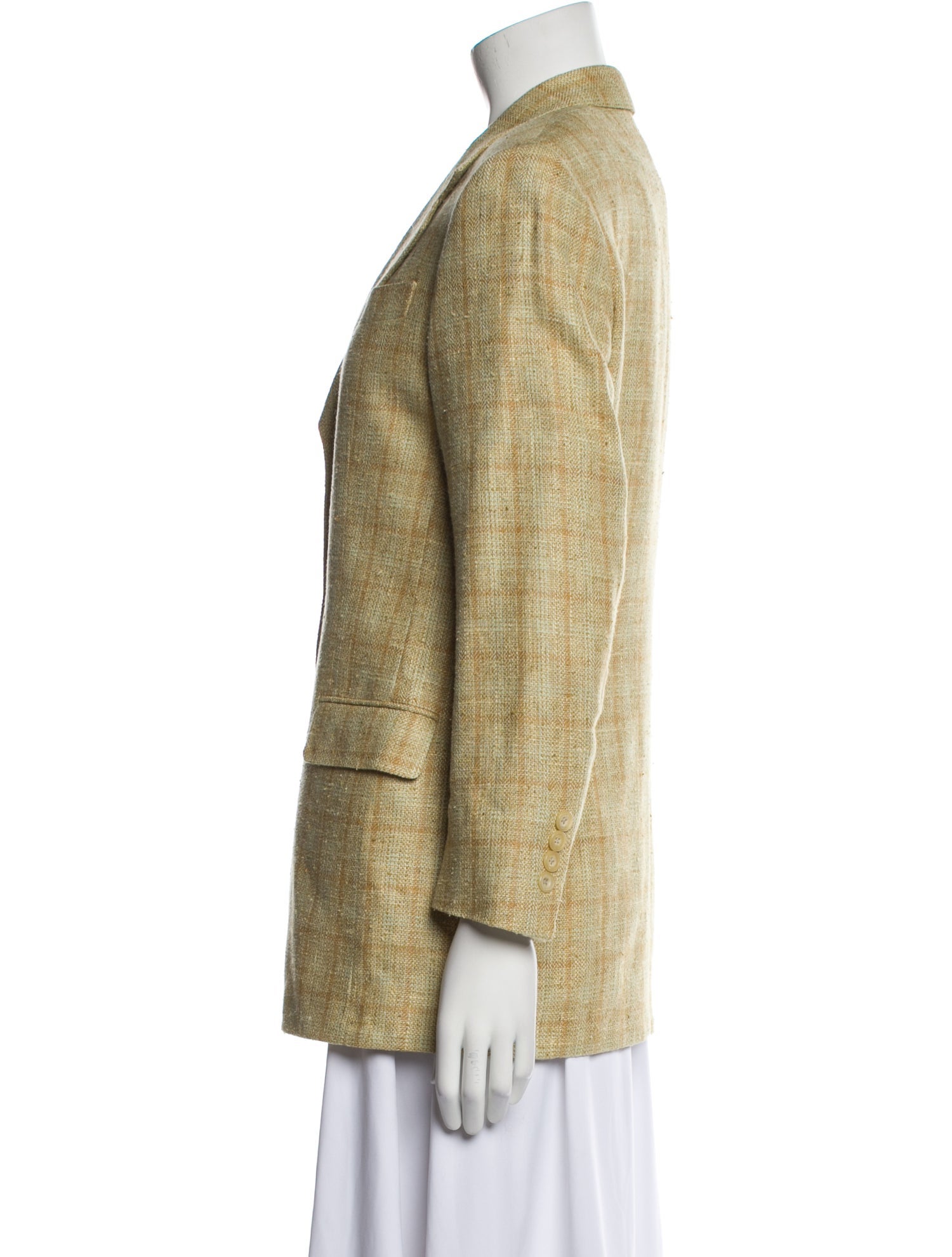 Paul Stuart Silk Tweed Pattern Blazer - Neutrals Jackets, Clothing ...
