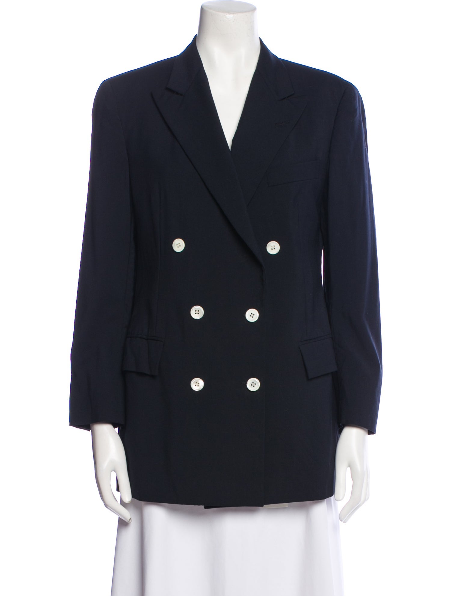 Paul Stuart Vintage Wool Blazer - Blue Jackets, Clothing - PUT27416 ...