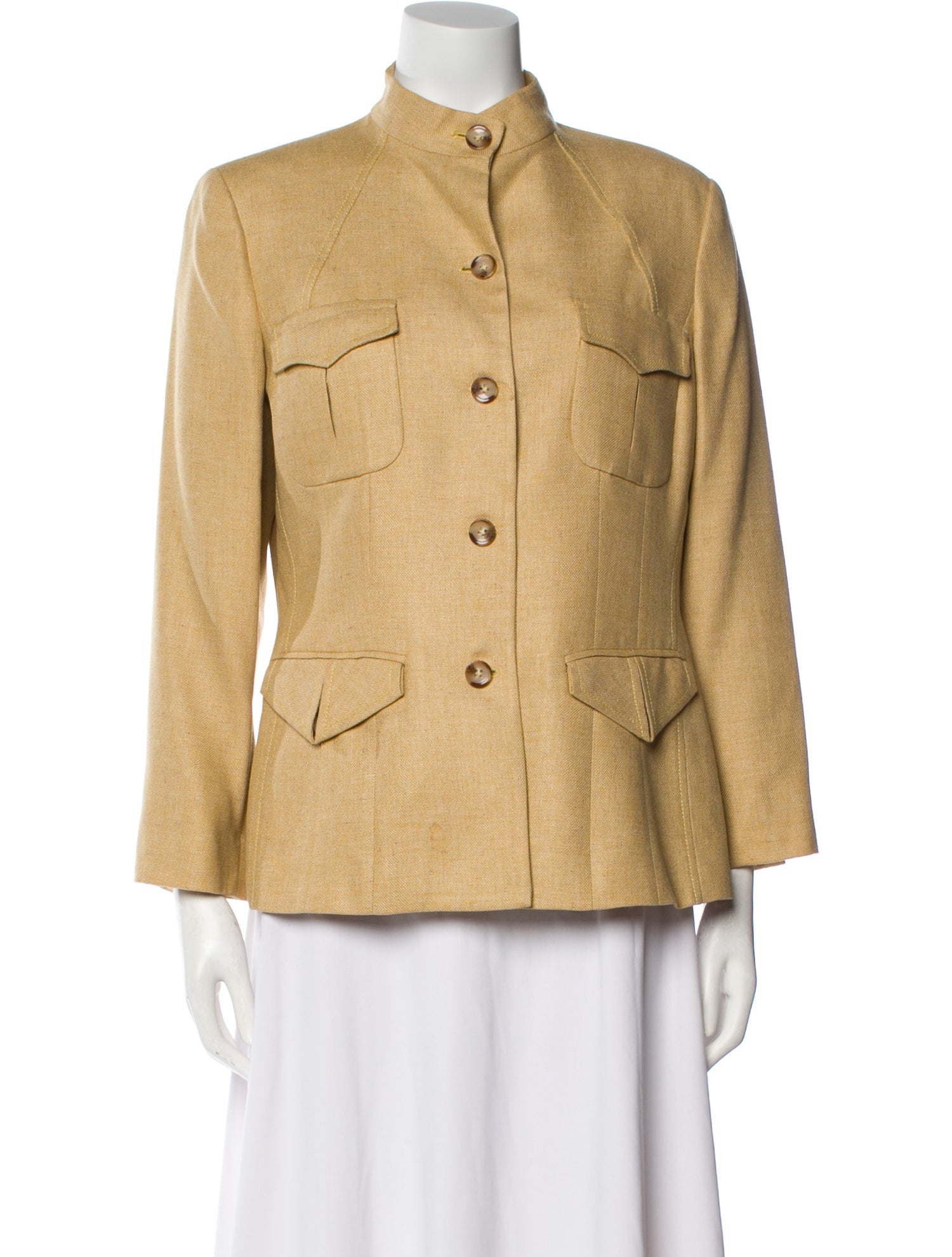 Paul Stuart Silk Utility Jacket - Neutrals Jackets, Clothing - PUT27723 ...