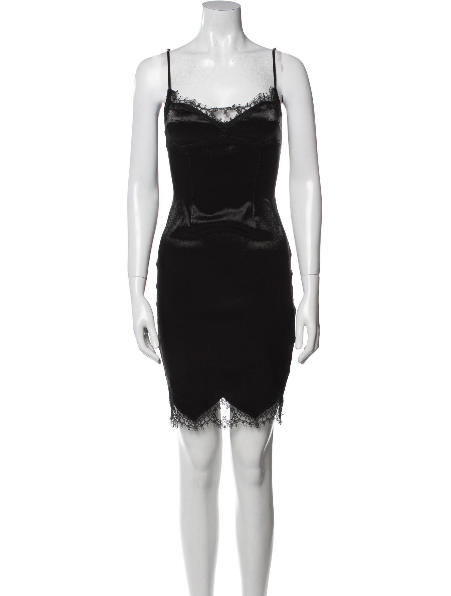 Agent Provocateur V-Neck Mini Dress - Black Dresses, Clothing ...